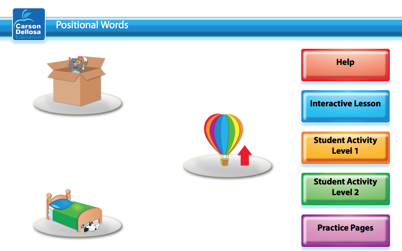 Positional Words - App on the Amazon Appstore