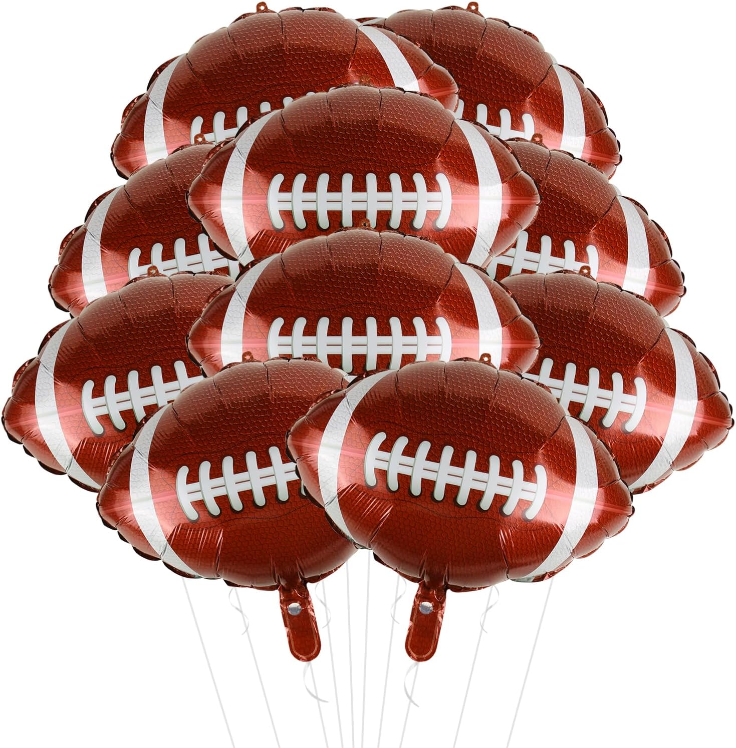 Amazon.com: 10 Pieces 18 inches Football Balloons Rugby Themed Party ...