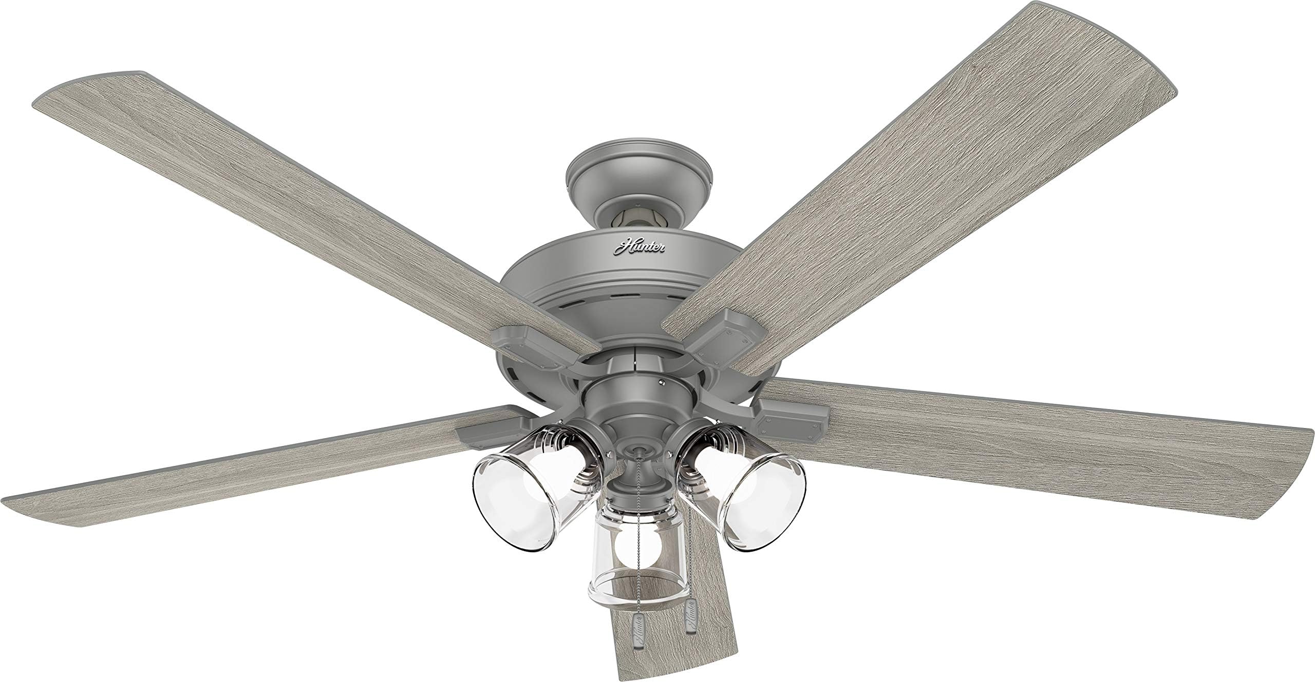 Amazon.com: Hunter 51098 Crestfield 60" Ceiling Fan with LED Lights ...