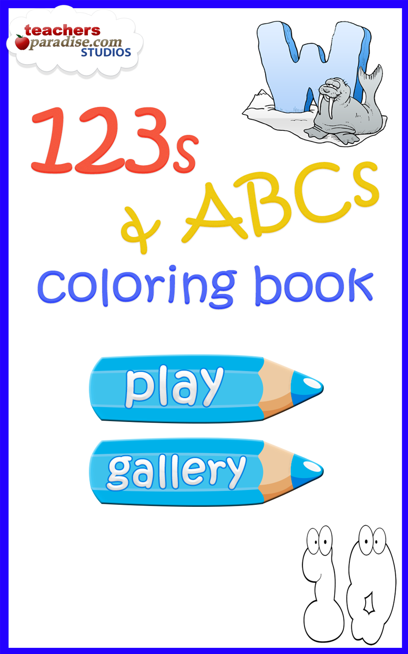 123s ABCs Kids Coloring Book - App on Amazon Appstore