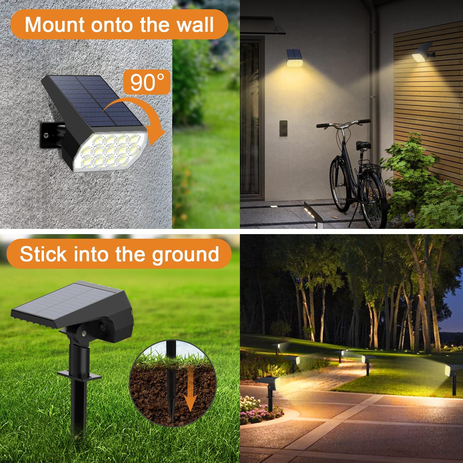 Brightest Solar Powered Yard Lights Solar Powered Landscape Lighting