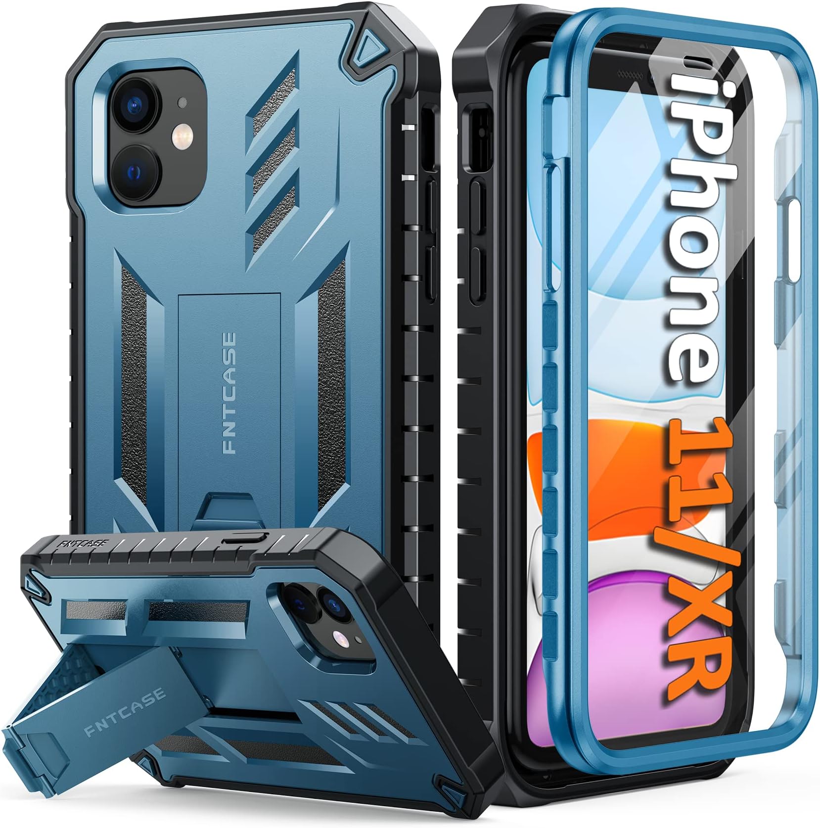 FNTCASE for iPhone 11 Case: for iPhone XR Case Military Grade Drop ...