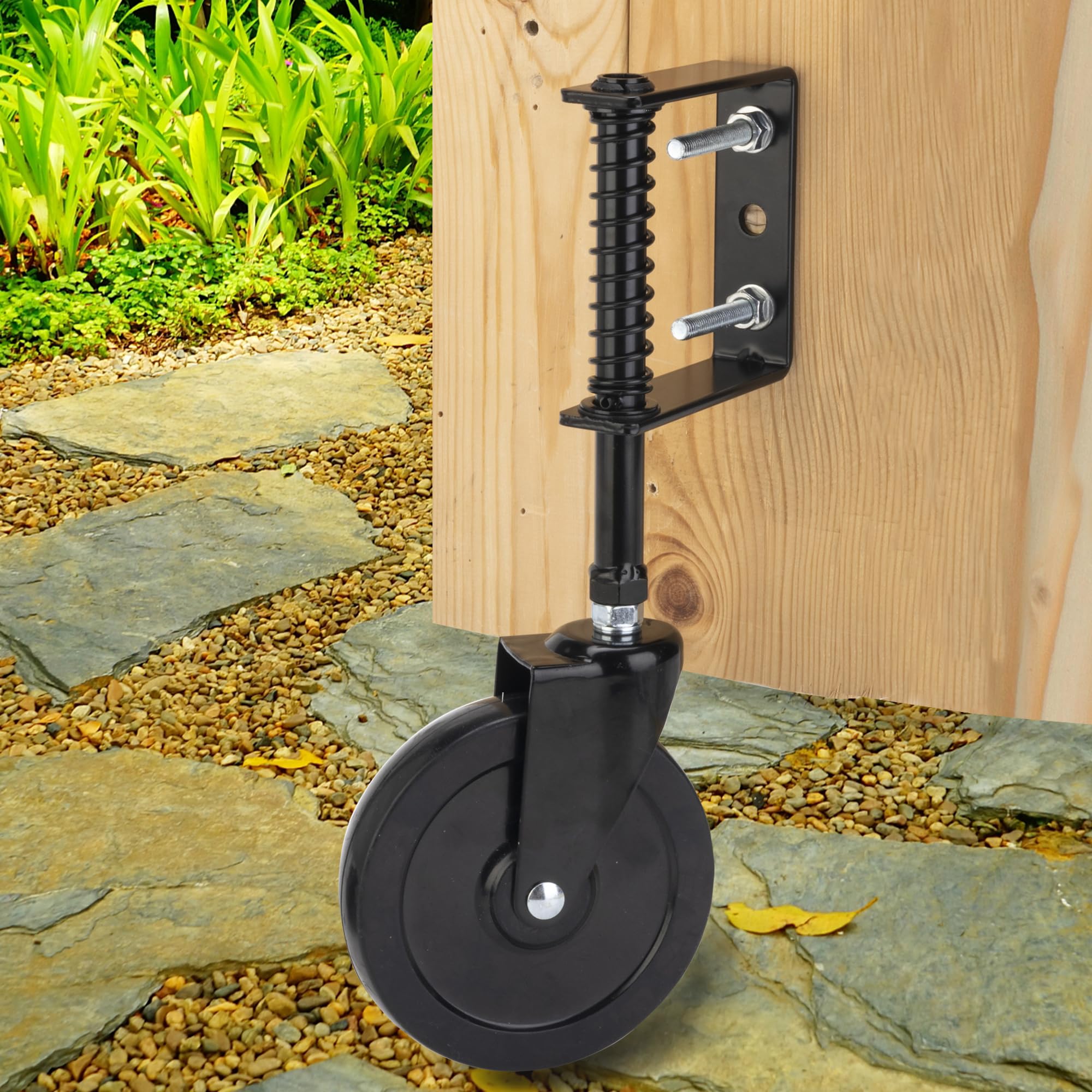 Snapklik.com : 5" Heavy Duty Gate Wheel For Metal Tube Gate, Adjustable ...