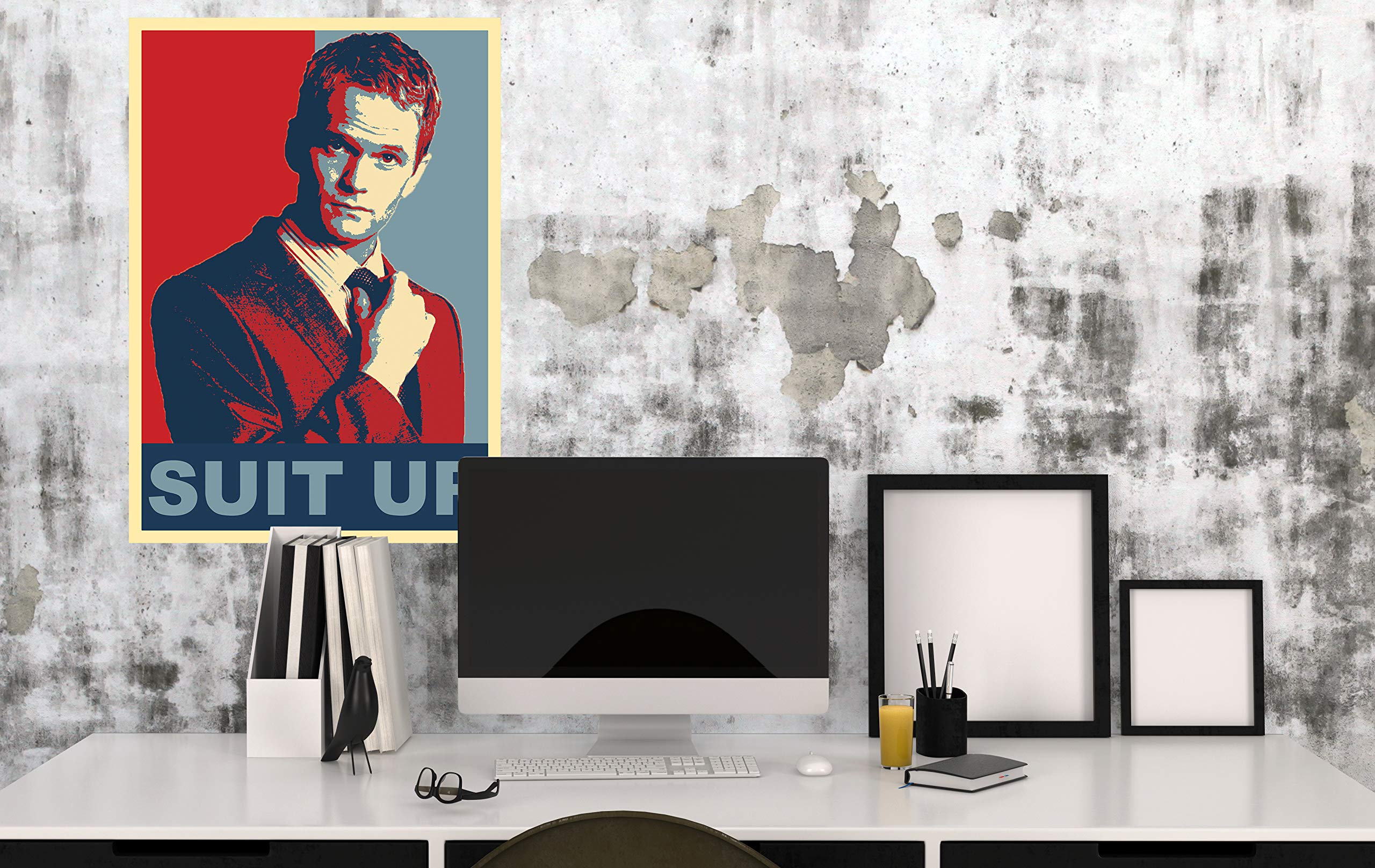 Barney Stinson Suit Up Wallpaper Art Prints & Printed Wall Decor