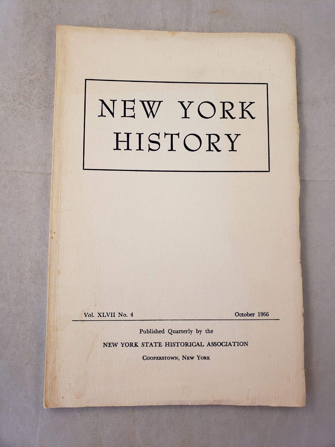 New York History The Quarterly Journal Of New York State Historical ...