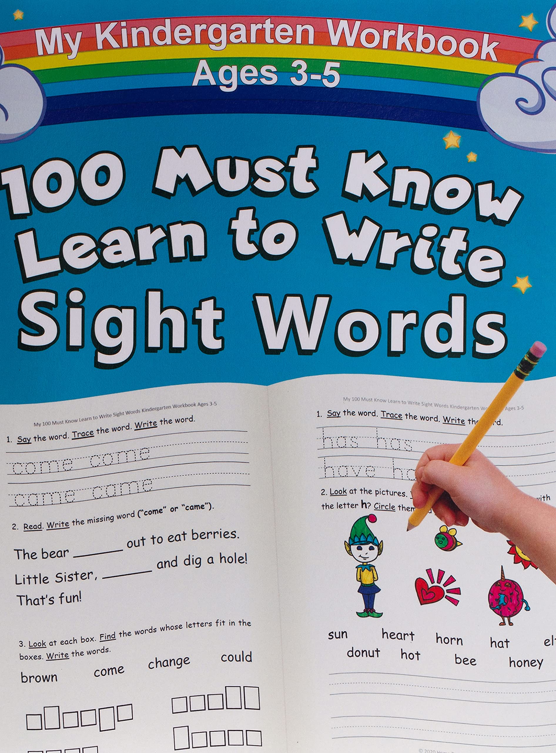 Snapklik.com : My 100 Must Know Learn To Write Sight Words Kindergarten ...
