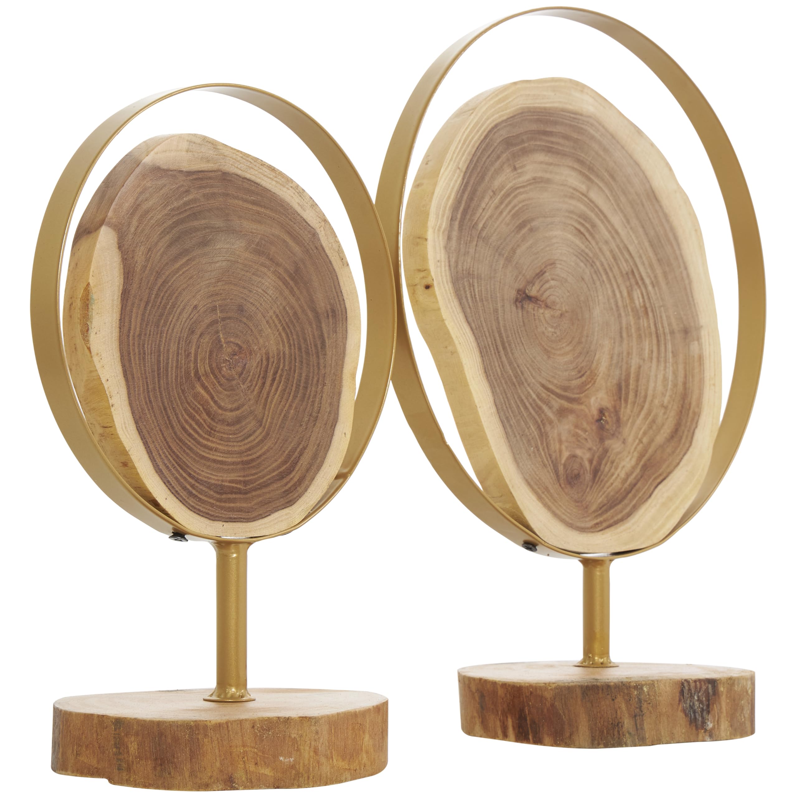 Amazon.com: Deco 79 Wood Abstract Handmade Decorative Sculpture Live ...