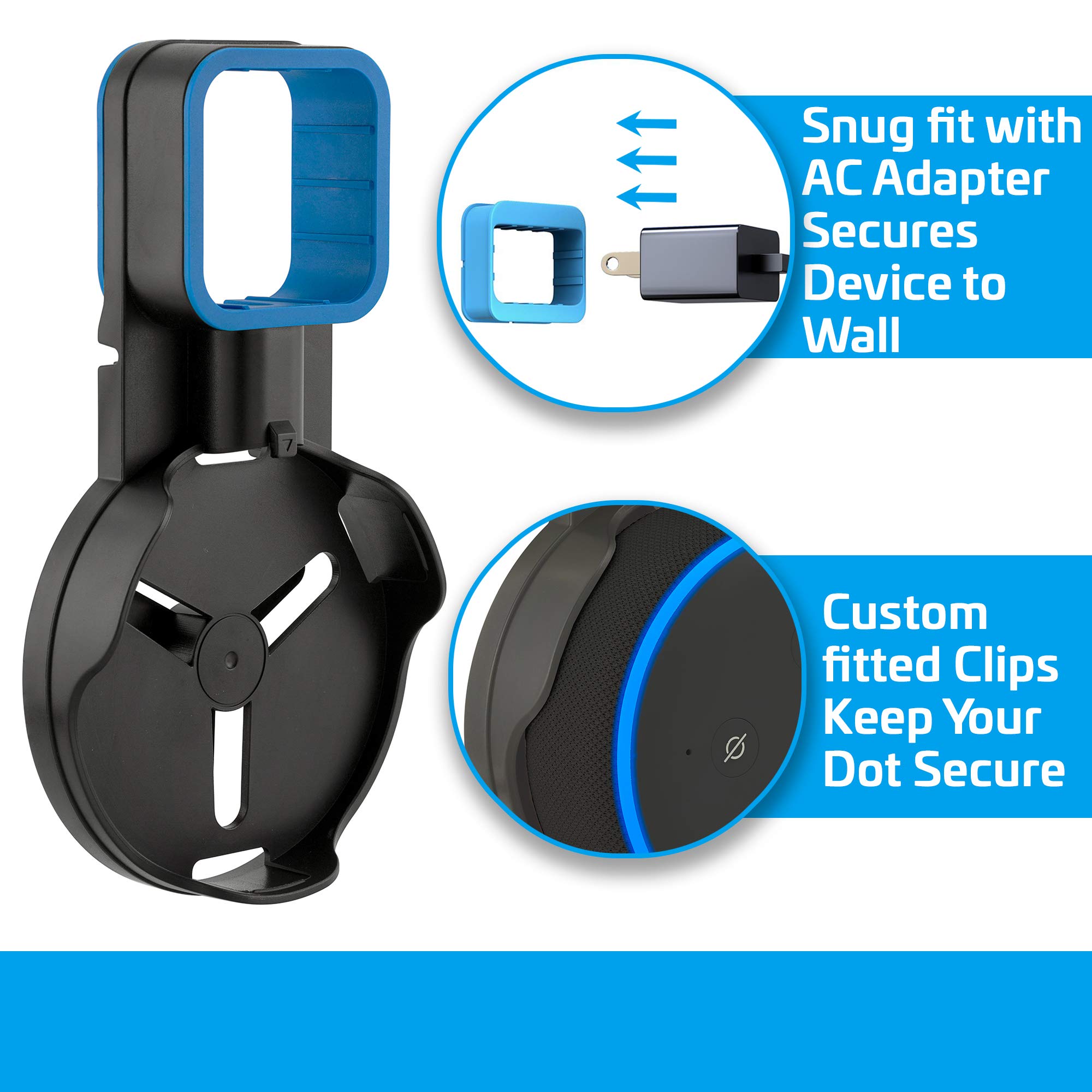 Snapklik.com : Coby Speaker Wall Mount For Third-Generation Echo Dot ...