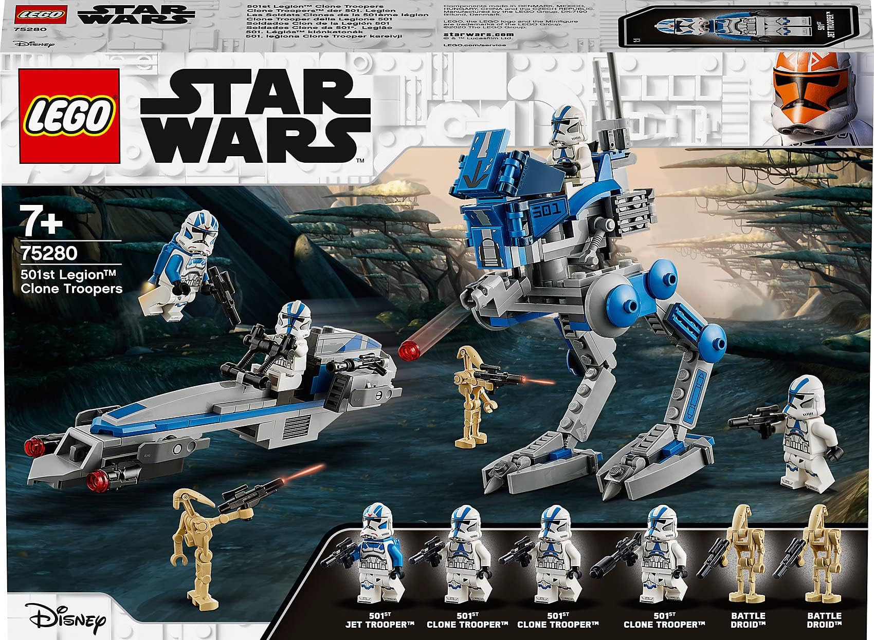 LEGO® Star Wars™ at-TE™ Walker 75337 Building Kit (1,082 Pieces) & LEGO ...
