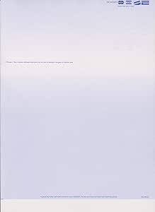 Amazon.com : 2500 COLORED BLANK PERFORATED STATEMENT PAPER WITH MAJOR ...