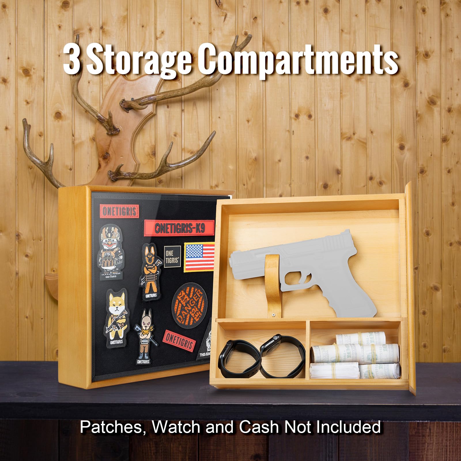 Snapklik.com : OneTigris Hidden Gun Storage, Concealment Furniture ...