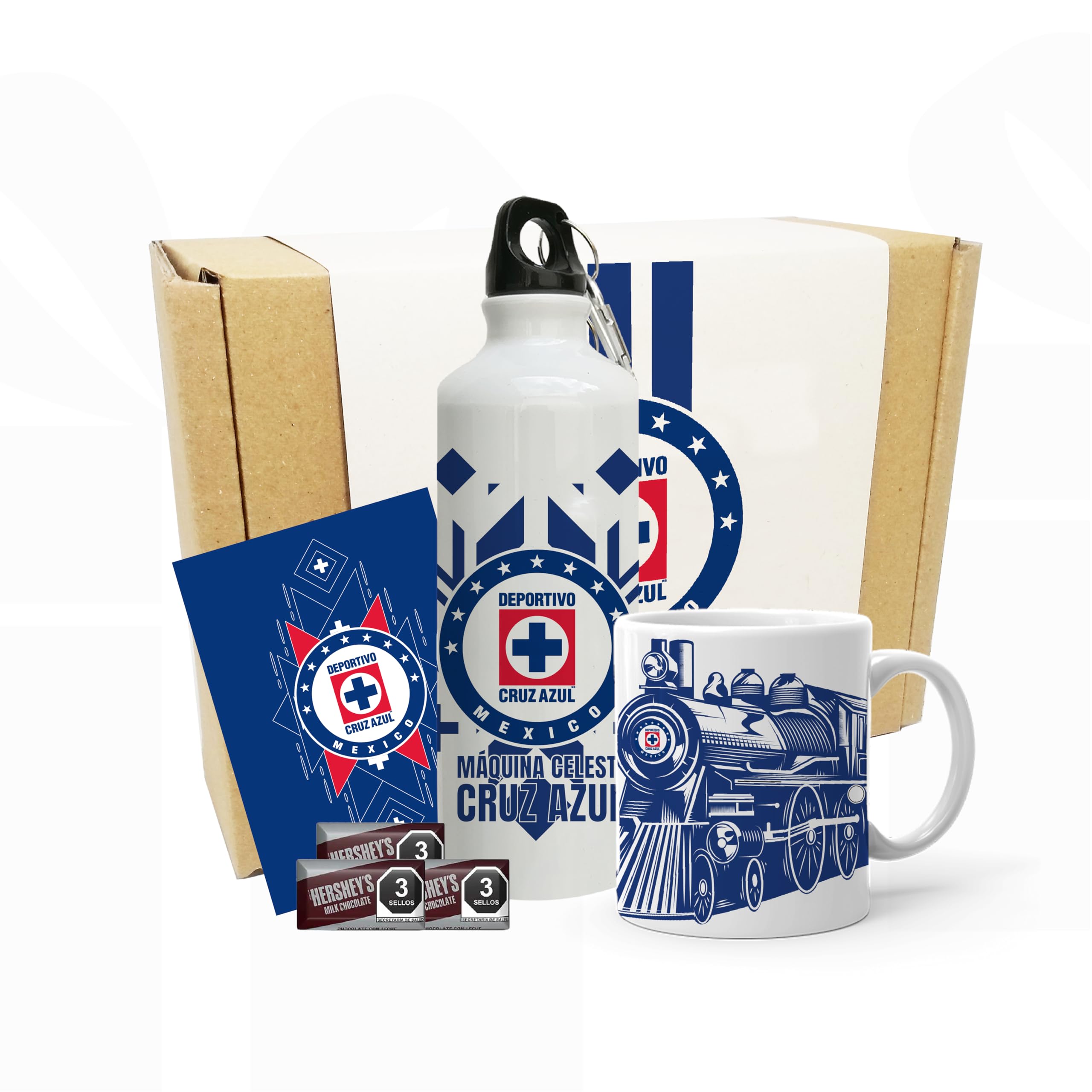 Kit de regalo con taza y botella Cruz Azul : Amazon.com.mx: Hogar y Cocina