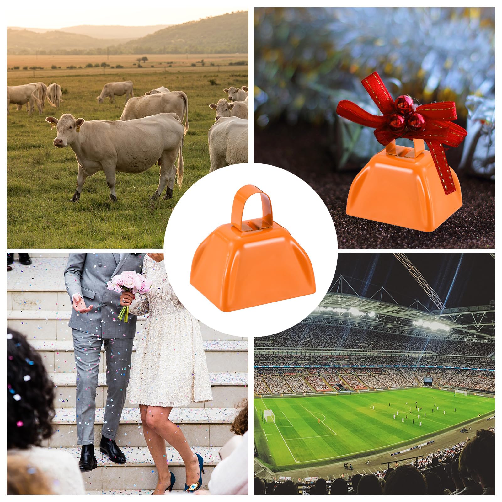 Pink Cowbell Etal Cowbells - Blue 3 Inch Noise Akers, Loud Call Bell ...