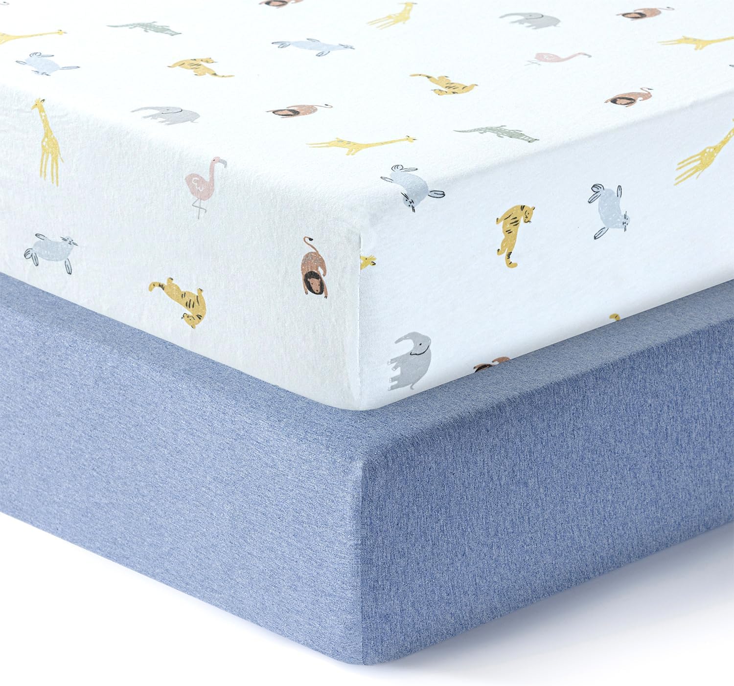 Amazon.com : Mini Crib Sheets (38" X 24"), Fitted Portable/Mini-Crib ...