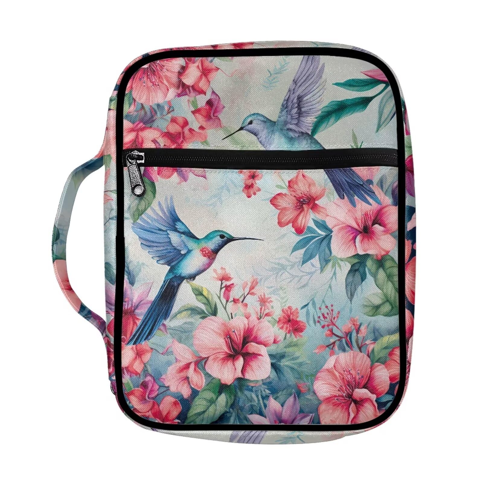 Amazon.com: Mumeson Hummingbird Floral Bible Cover for Women and Men ...