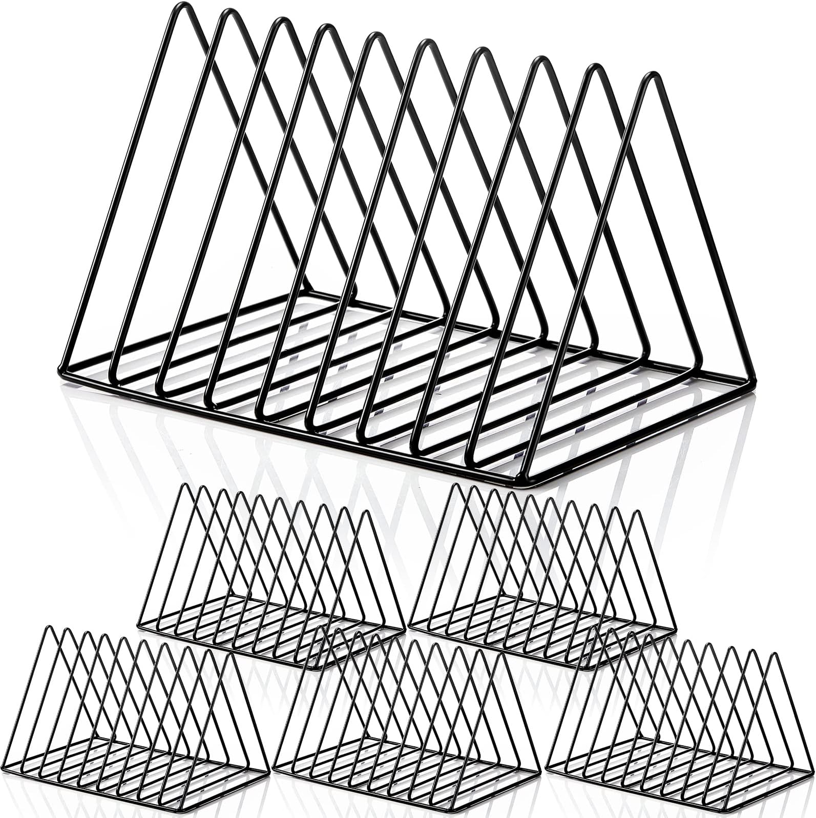 Amazon.com : Cq acrylic Triangle File Folder Racks and Magazine Holder ...