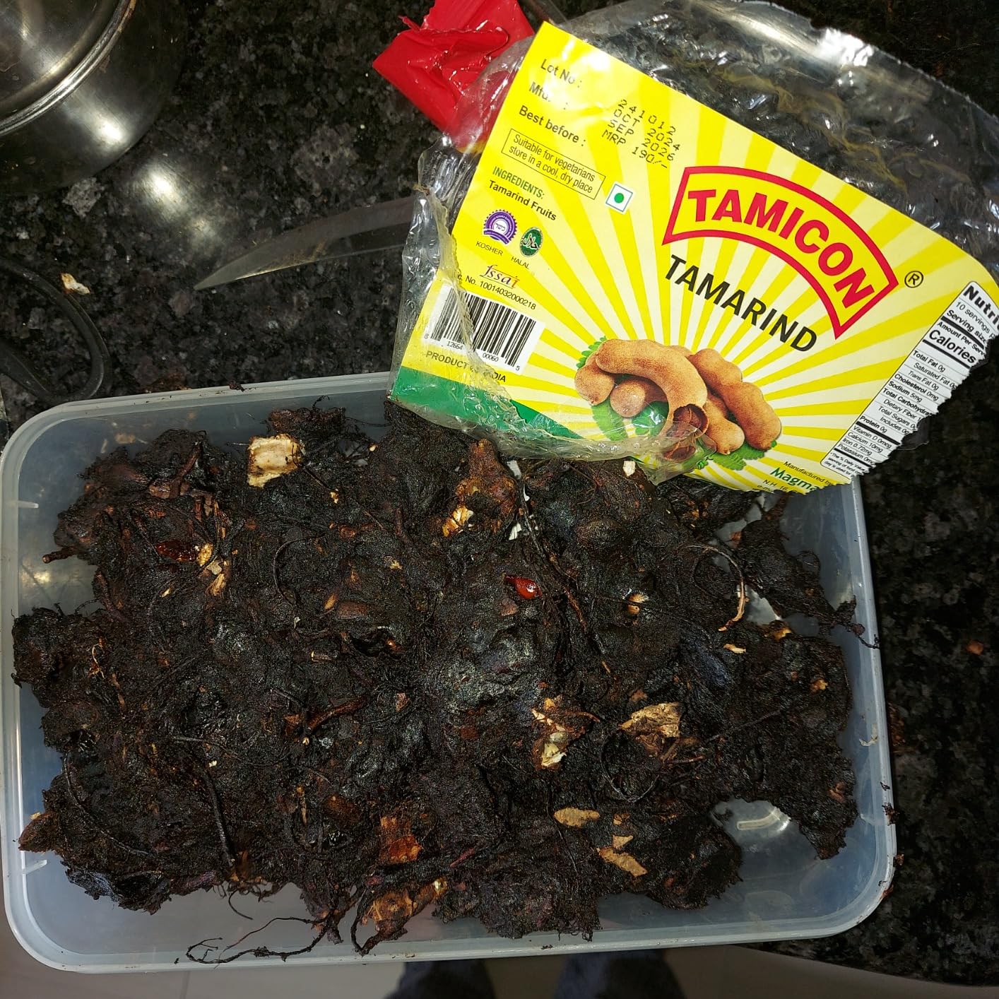 Tamicon Naturally Processed Tamarind Slab | Farm Fresh, Seedless Imli ...
