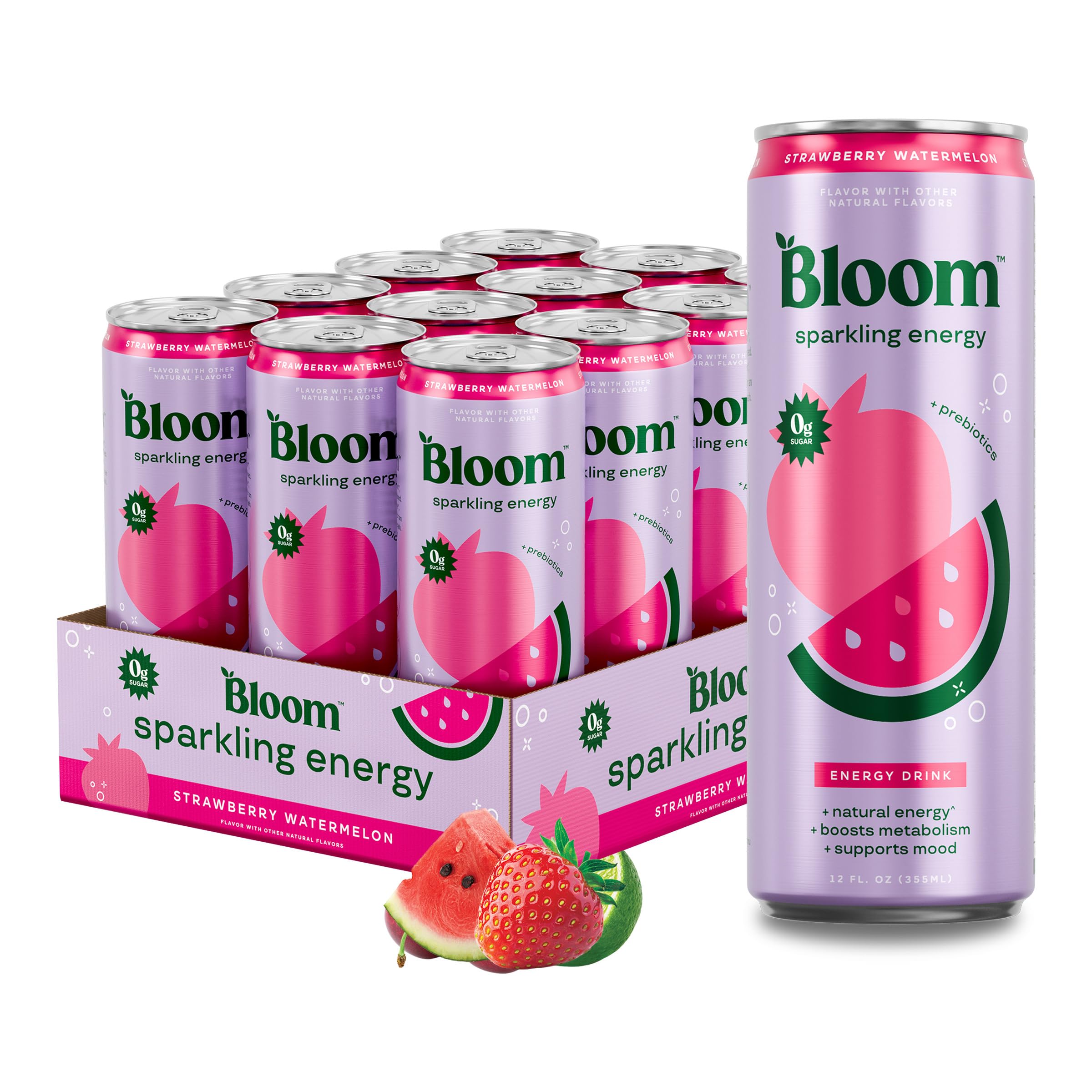 Amazon.com: Bloom Nutrition Sparkling Energy Drink - Natural Caffeine ...