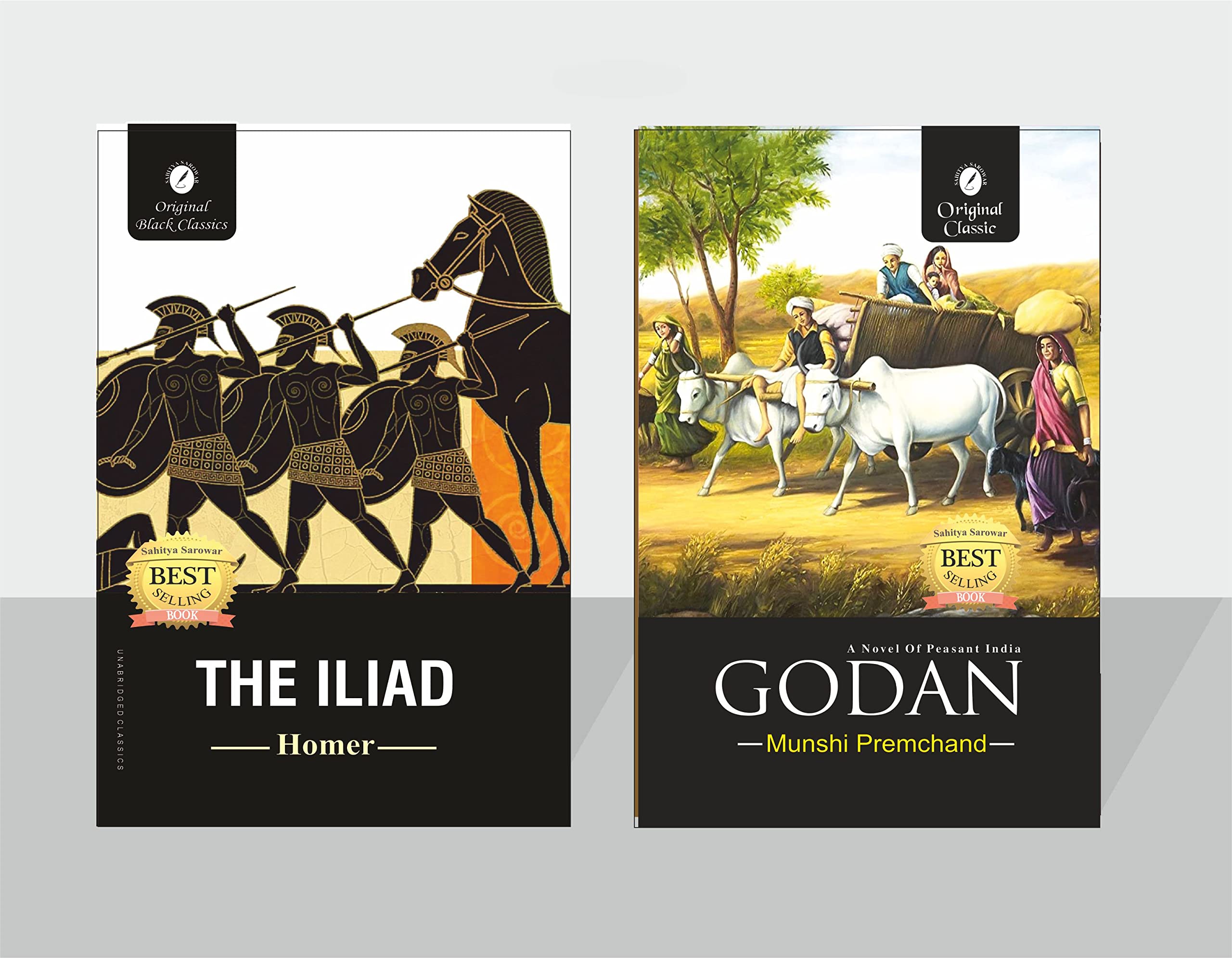 Buy Godan By Munshi Premchand ( In English ) & The Iliad By homer Book ...