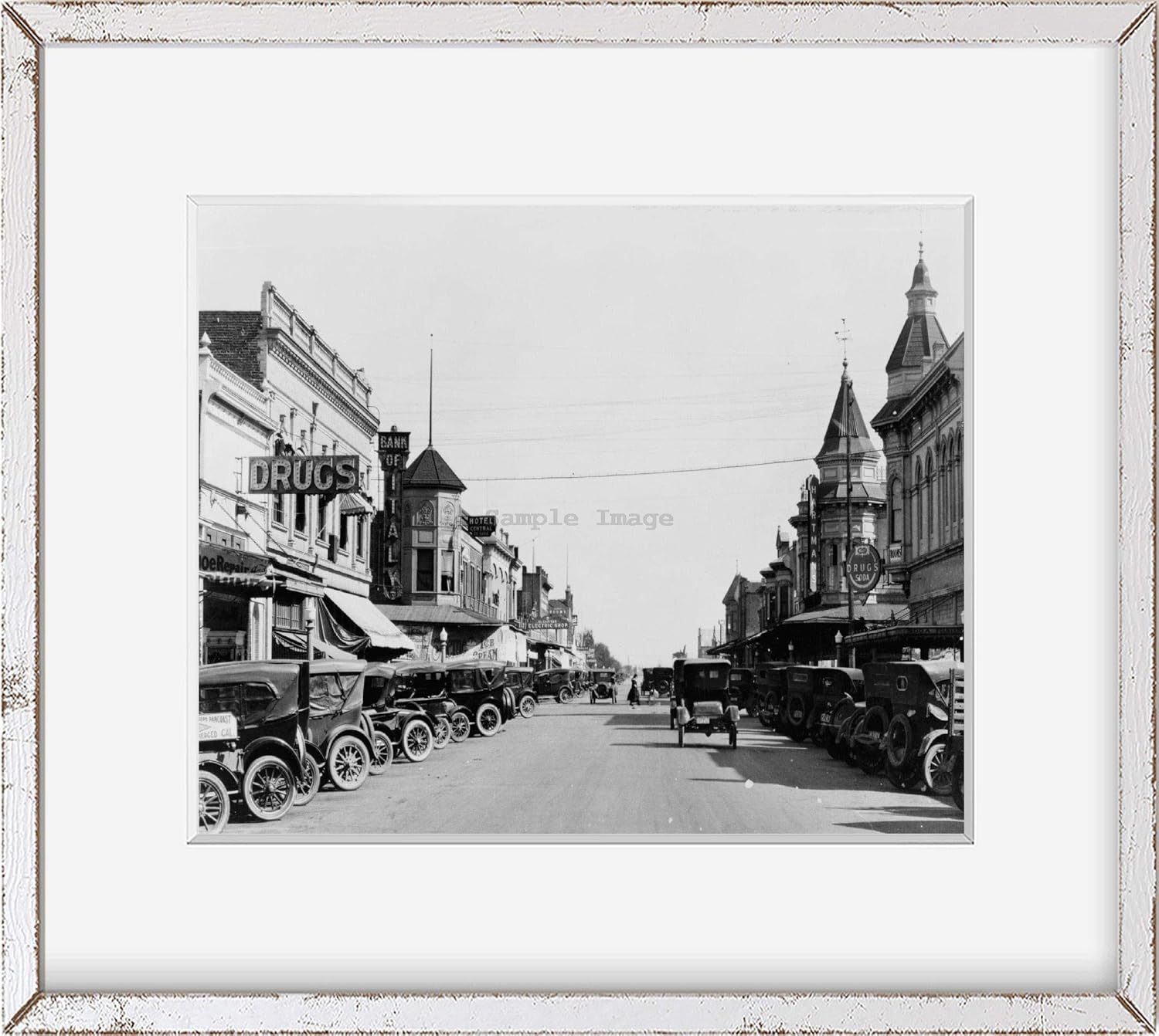 Amazon.com: INFINITE PHOTOGRAPHS Historic Photos Main Street in Merced ...