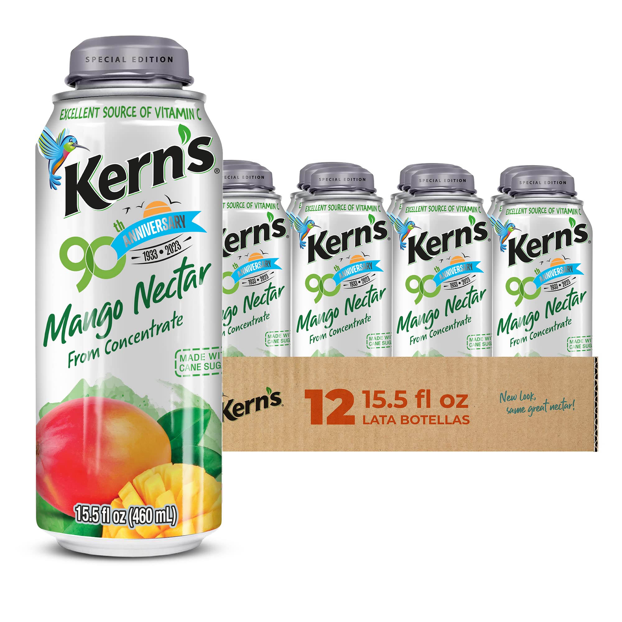 Kern's Mango Nectar, 15.5 Fl Oz Resealable Can (Pack of 12) for sale ...