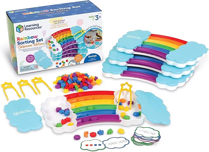 Amazon.com: Rainbow Sorting Set Classroom Edition : Office Products