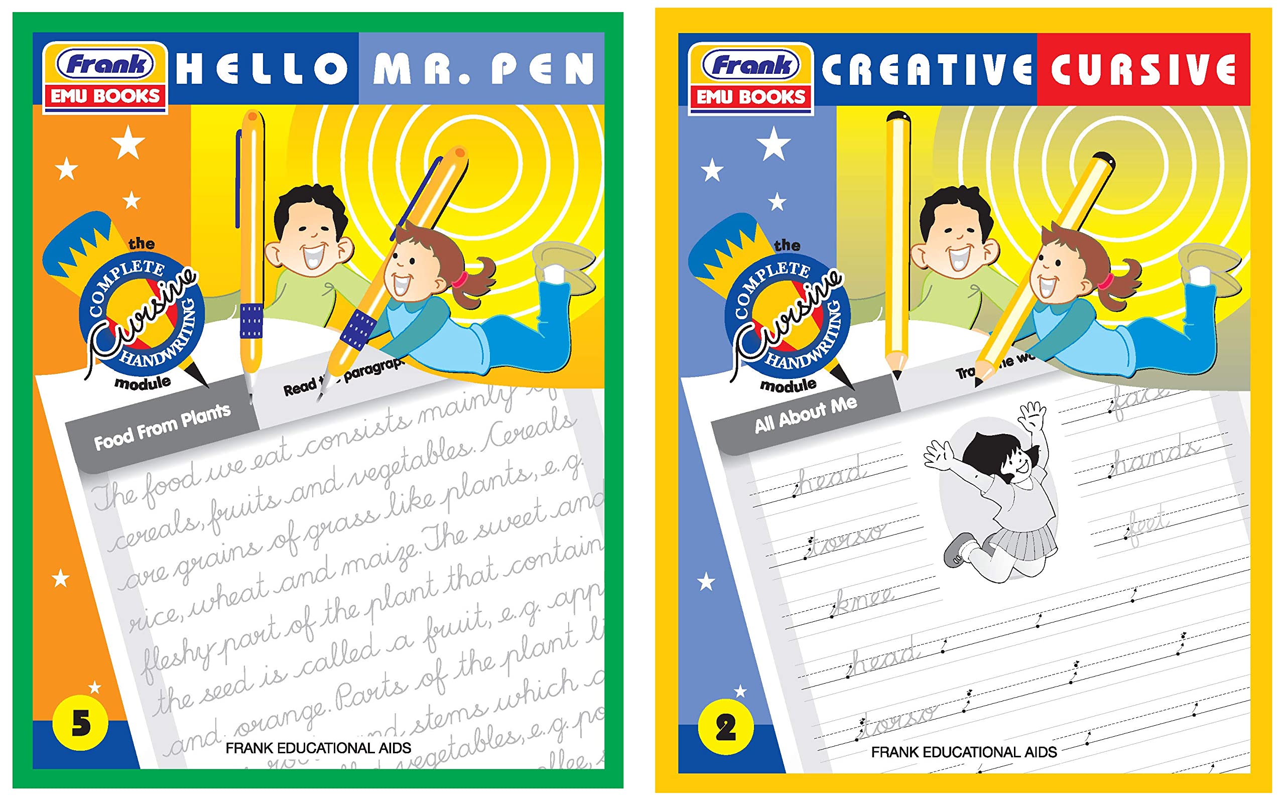Frank EMU Books The Complete Cursive H&writing Module 5 - Hello Mr. Pen ...