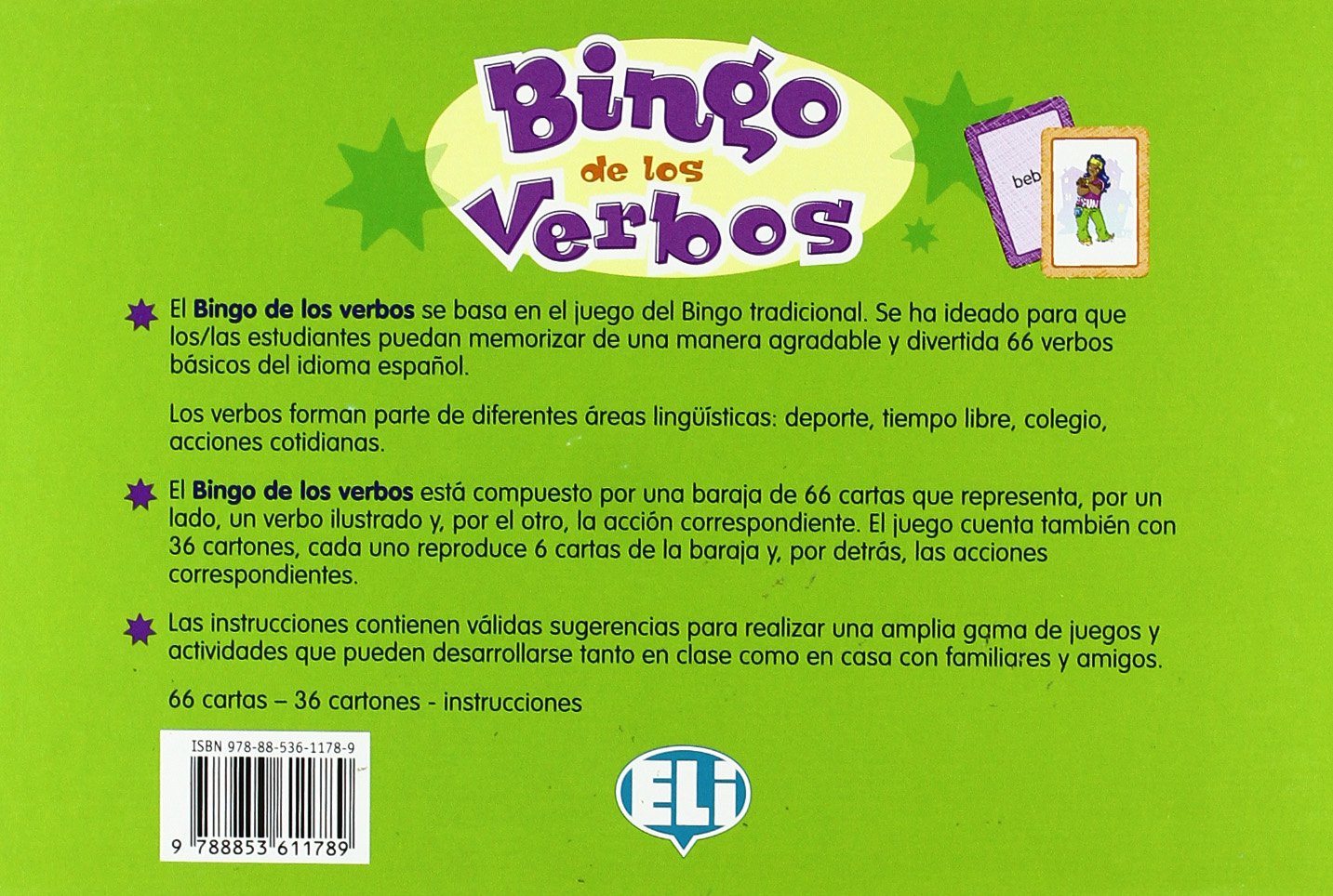 LOS VERBOS -AR Bingo Card🕸 Transforme sua vida com a inovadora ...