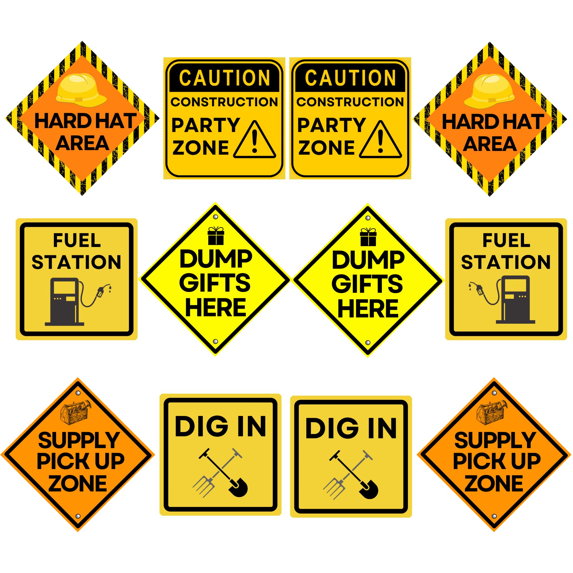 Construction Party Signs Construction Birthday Party Printables