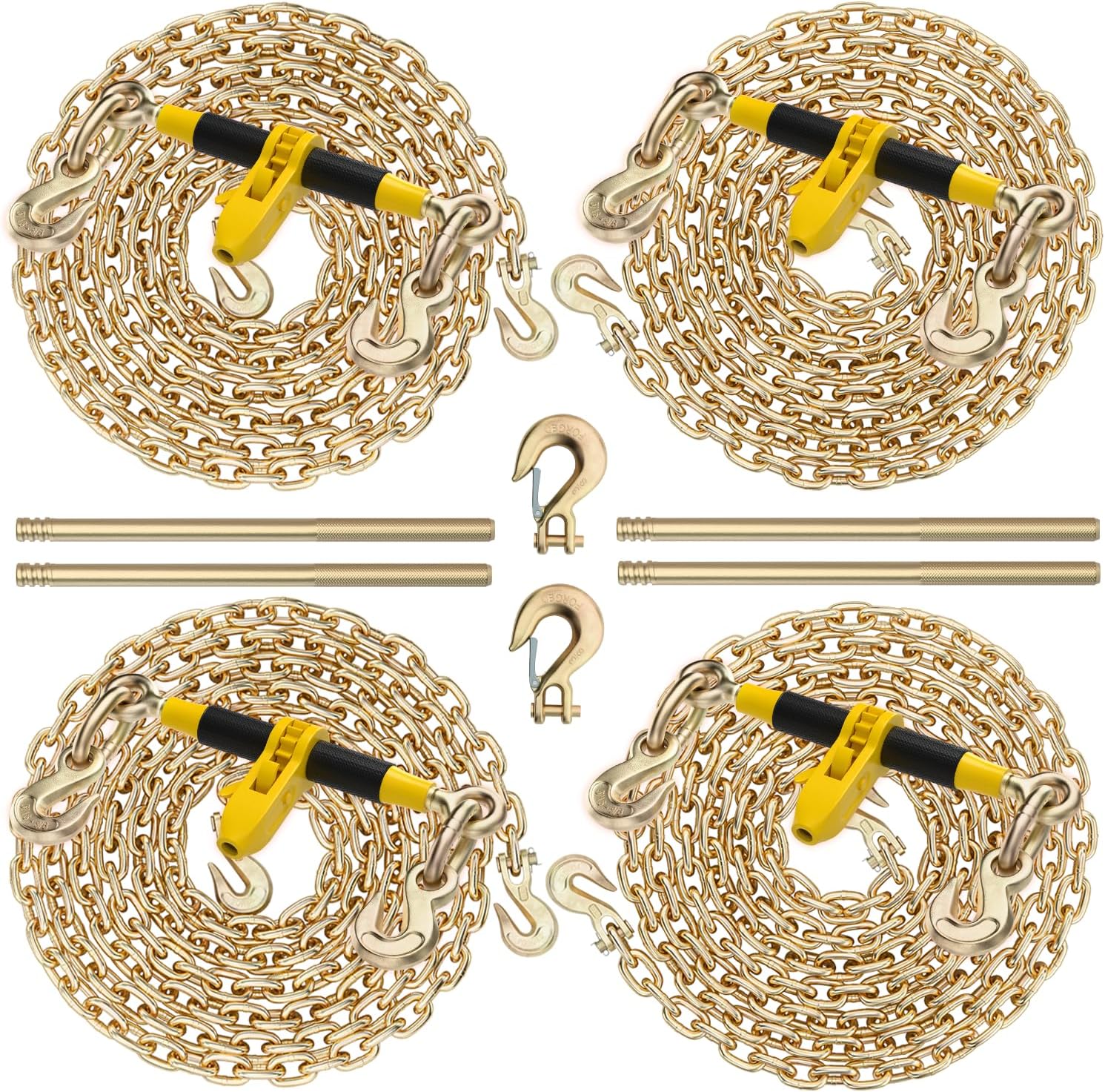 Amazon.com: Knox Chain Load Binder, 5/16" Equipment Tie Down Kit w ...