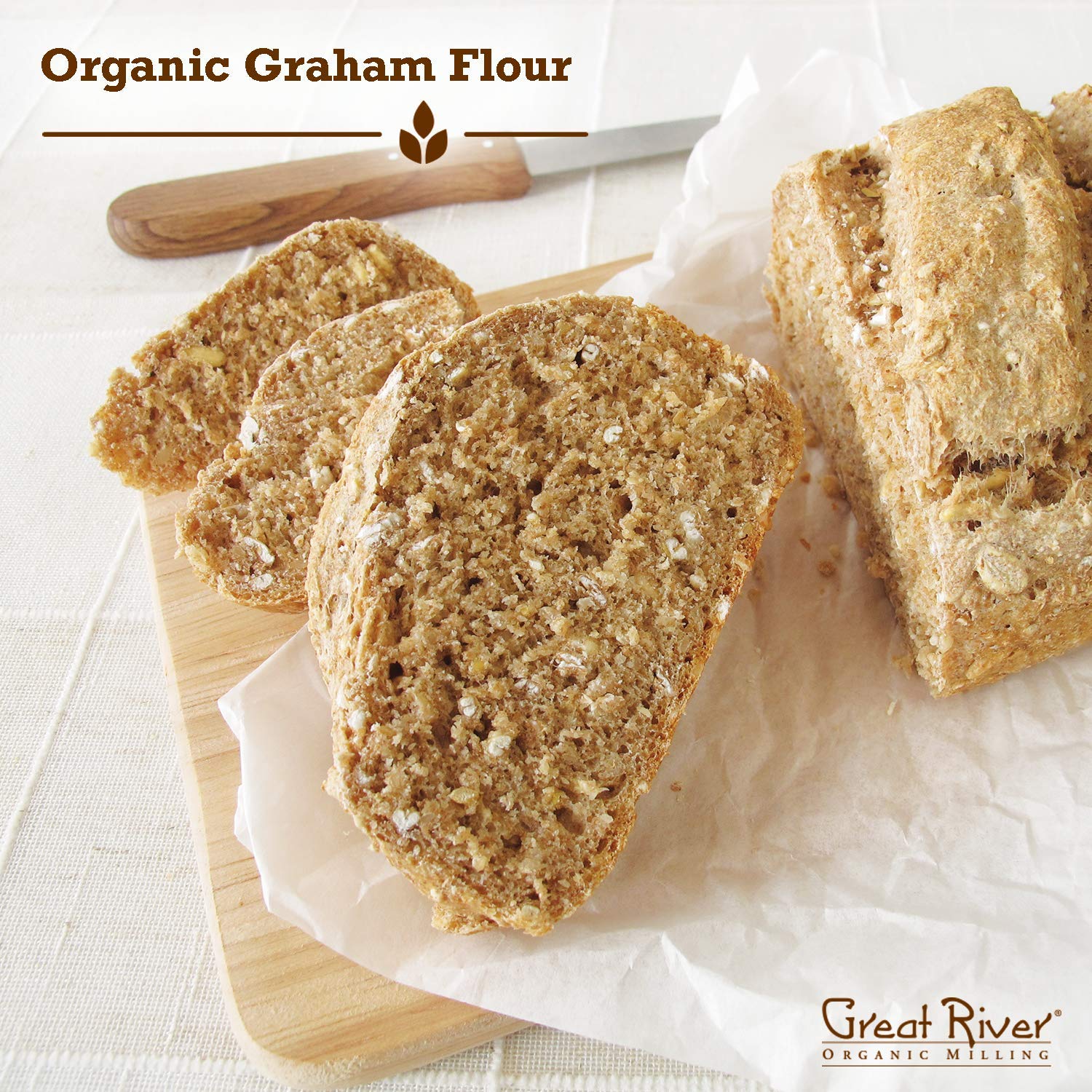 Snapklik.com : Great River Organic Milling, Bread Flour, Graham Flour ...