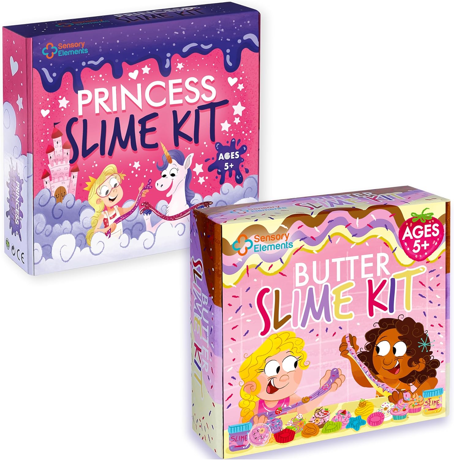 Amazon.com: Princess Slime Kit for Girls and Butter Slime Kit for Girls ...