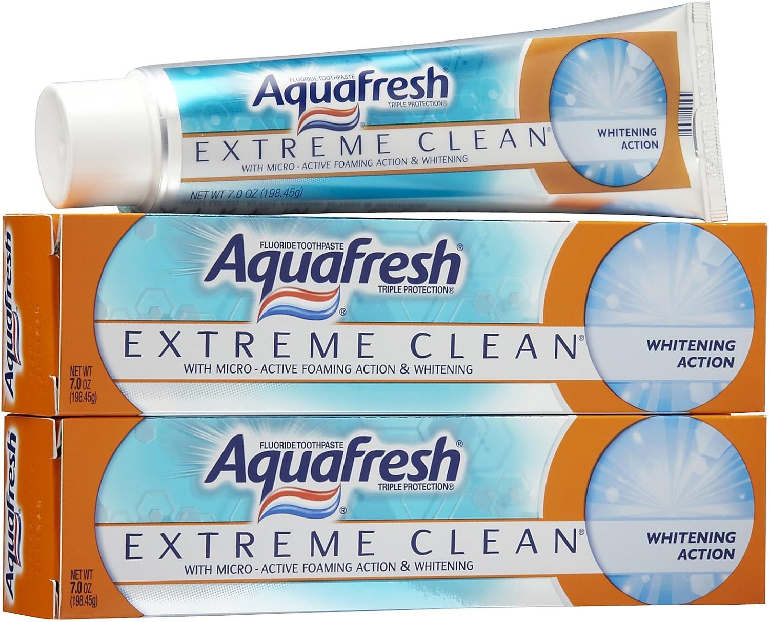 Amazon.com: Aquafresh Extreme Clean Whitening Action Toothpaste - 7 oz ...