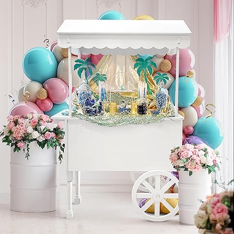 Amazon.com: RELODECOR Wooden Candy Cart with Wheels, 5'9 ft Tall ...