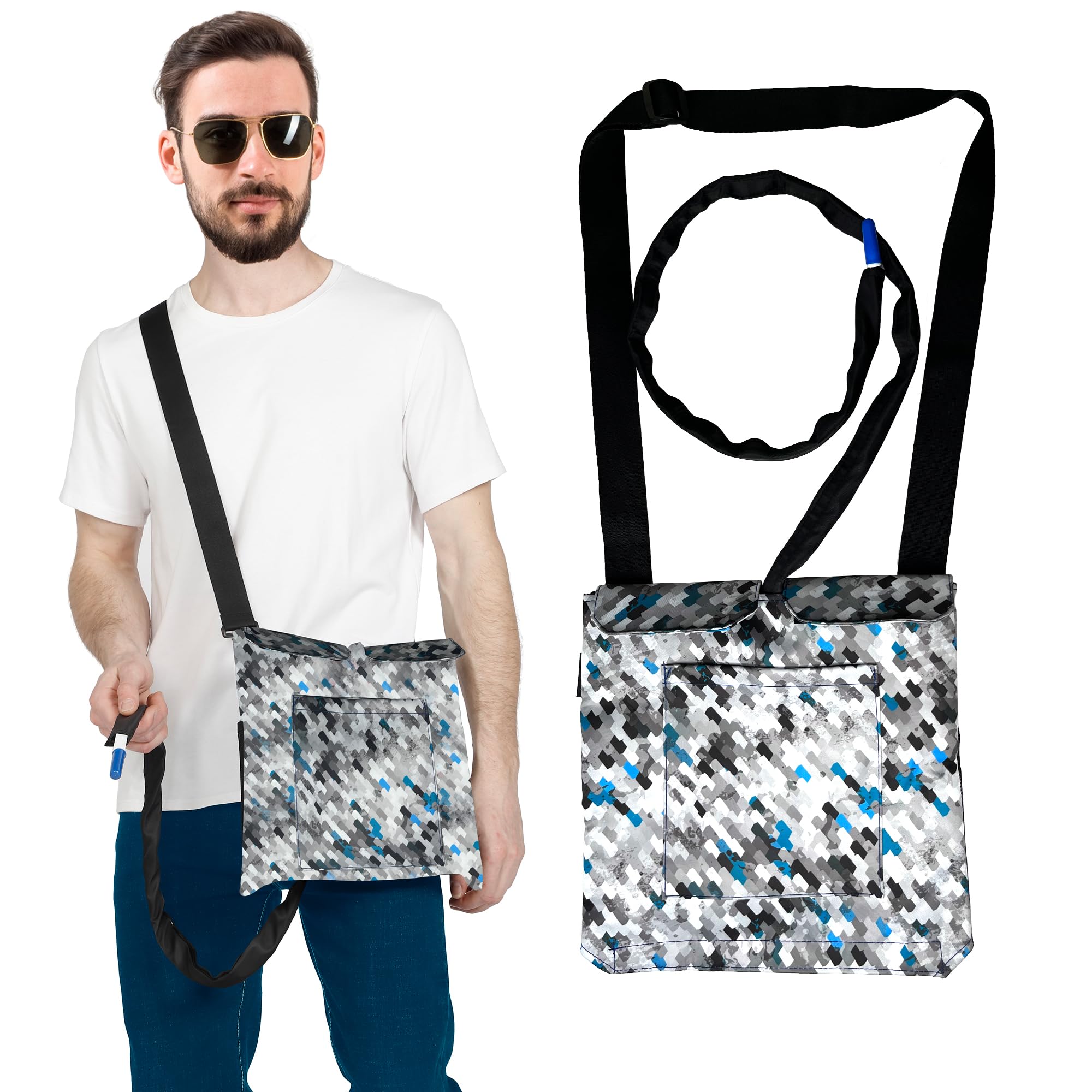 Amazon.com: Urine Drainage Bag Holder with for Catheter Bag Covers ...