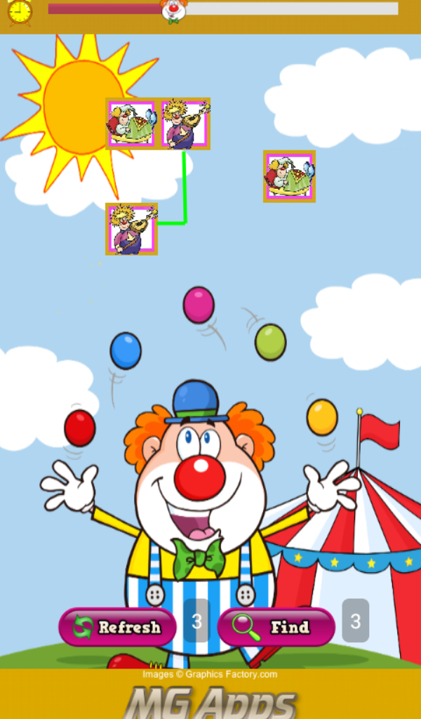 Aplicación Happy Clowns Match en Amazon Appstore