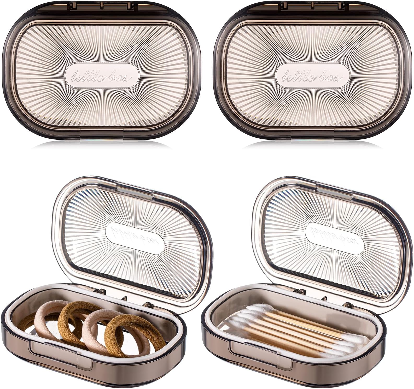 Amazon.com: Vagocom 2Pcs Portable Floss Picks Case with Transparent ...