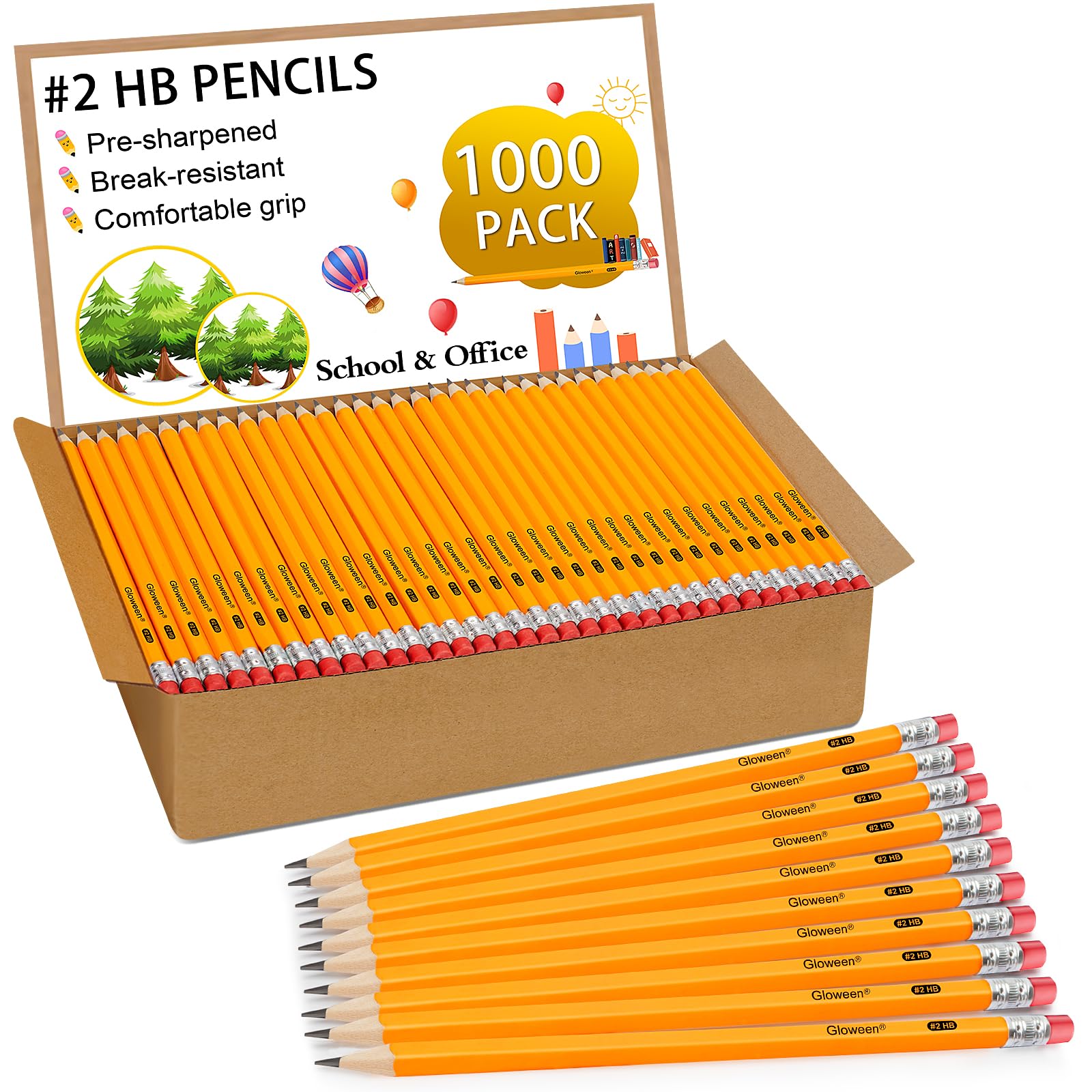 Yellow Pencils Bulk