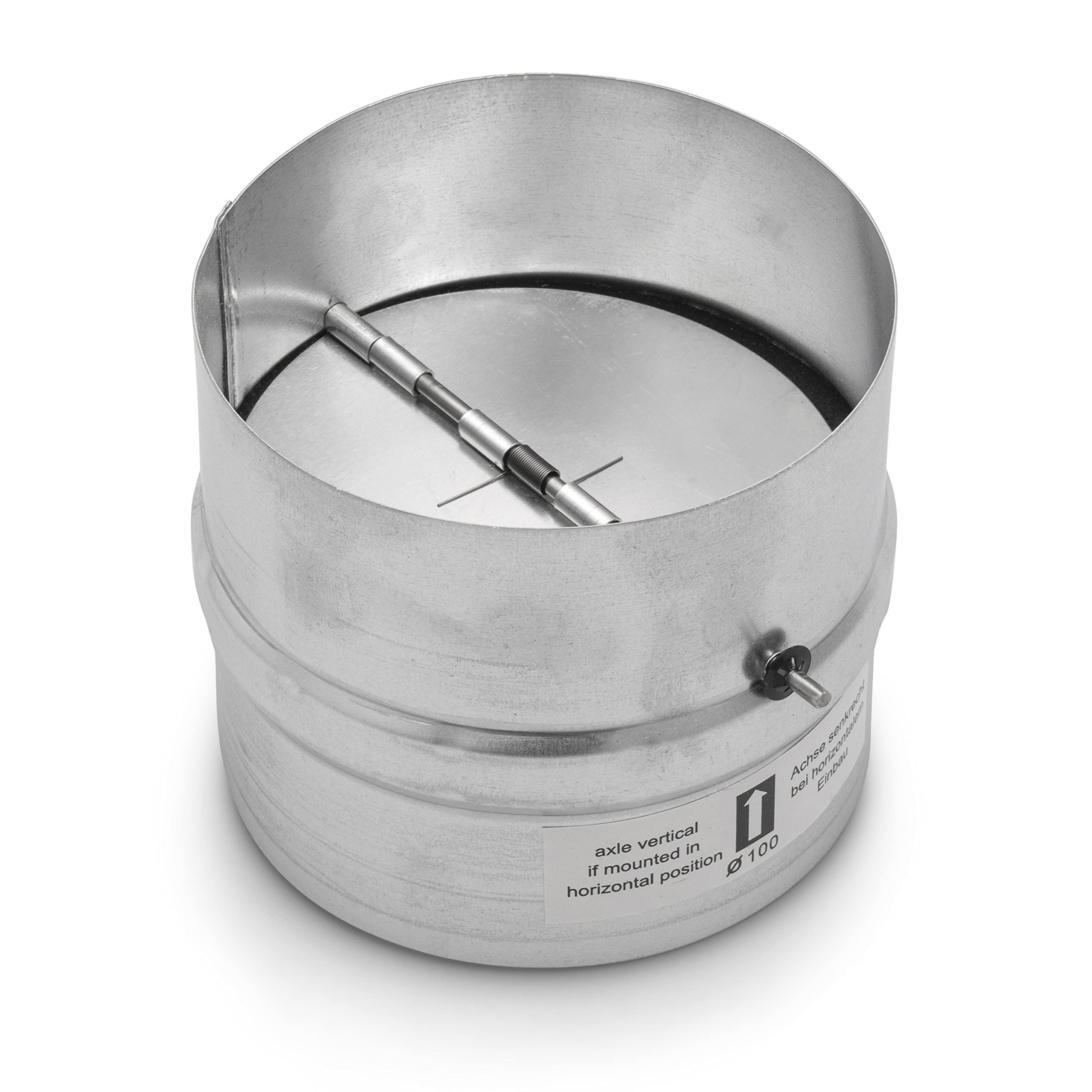Backdraft Damper 4 Inch Round Prevent Unwanted Drafts In Metal ...