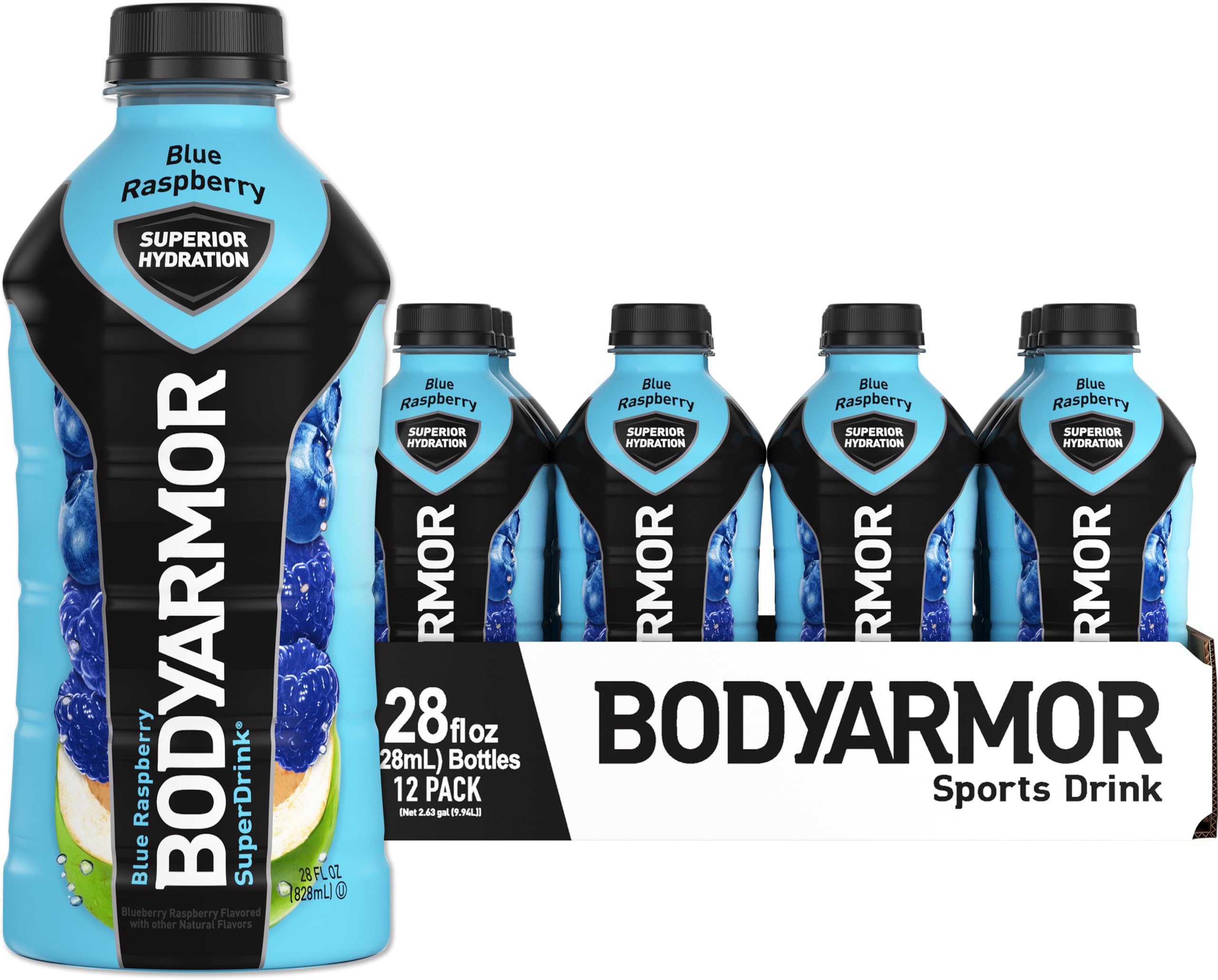 Amazon.com : BODYARMOR Sports Drink Sports Beverage, Blue Raspberry ...