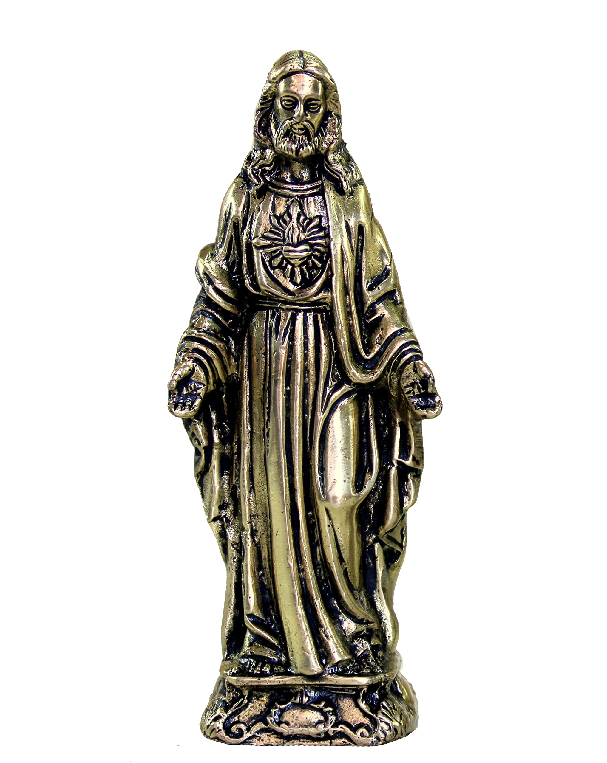 Buy ESPLANADE Brass Holy Jesus Christ Statue Spiritual Idols - 5.75 ...