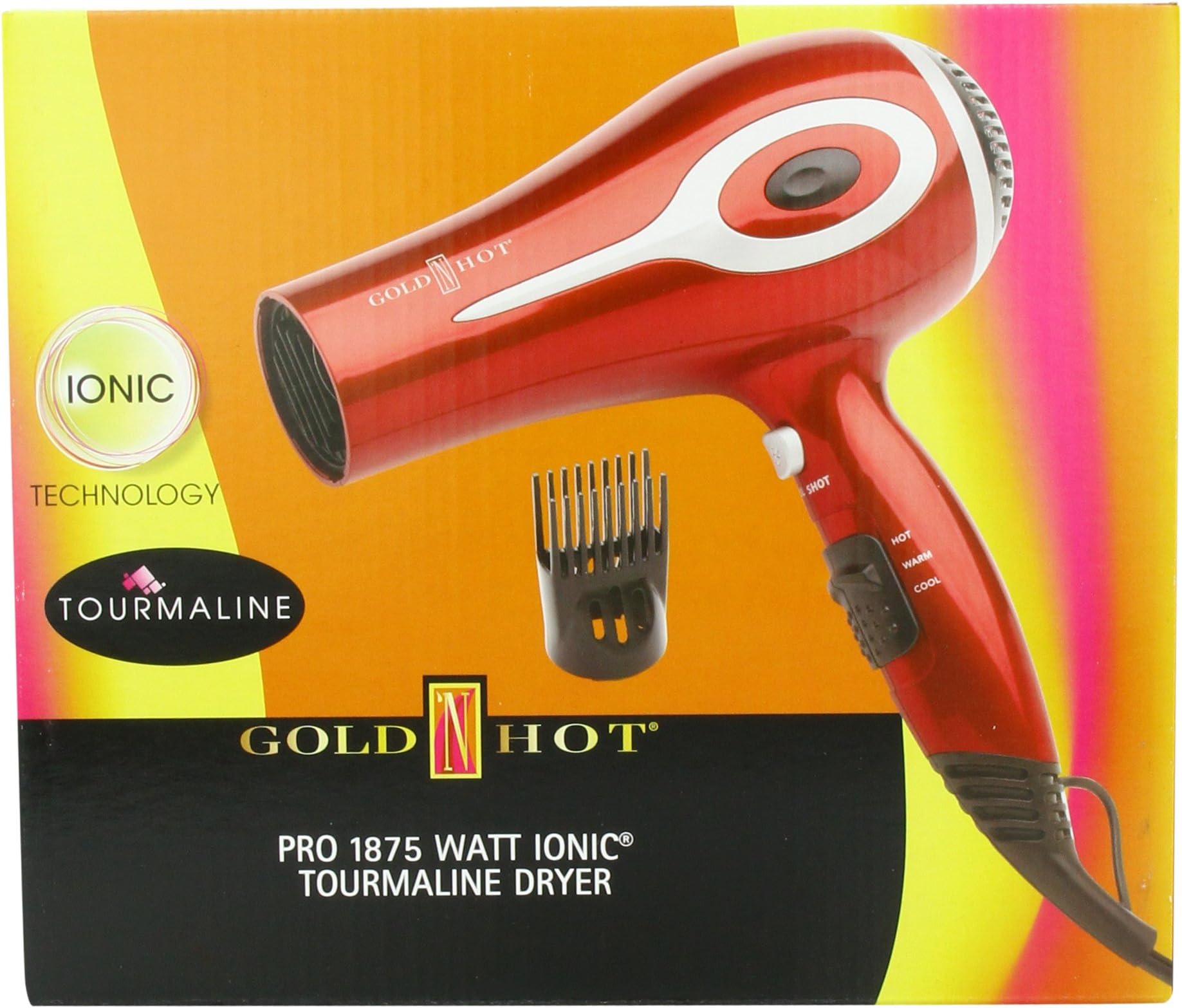 Amazon.com : Gold N Hot Professional Ionic Detachable Hair Dryer and ...