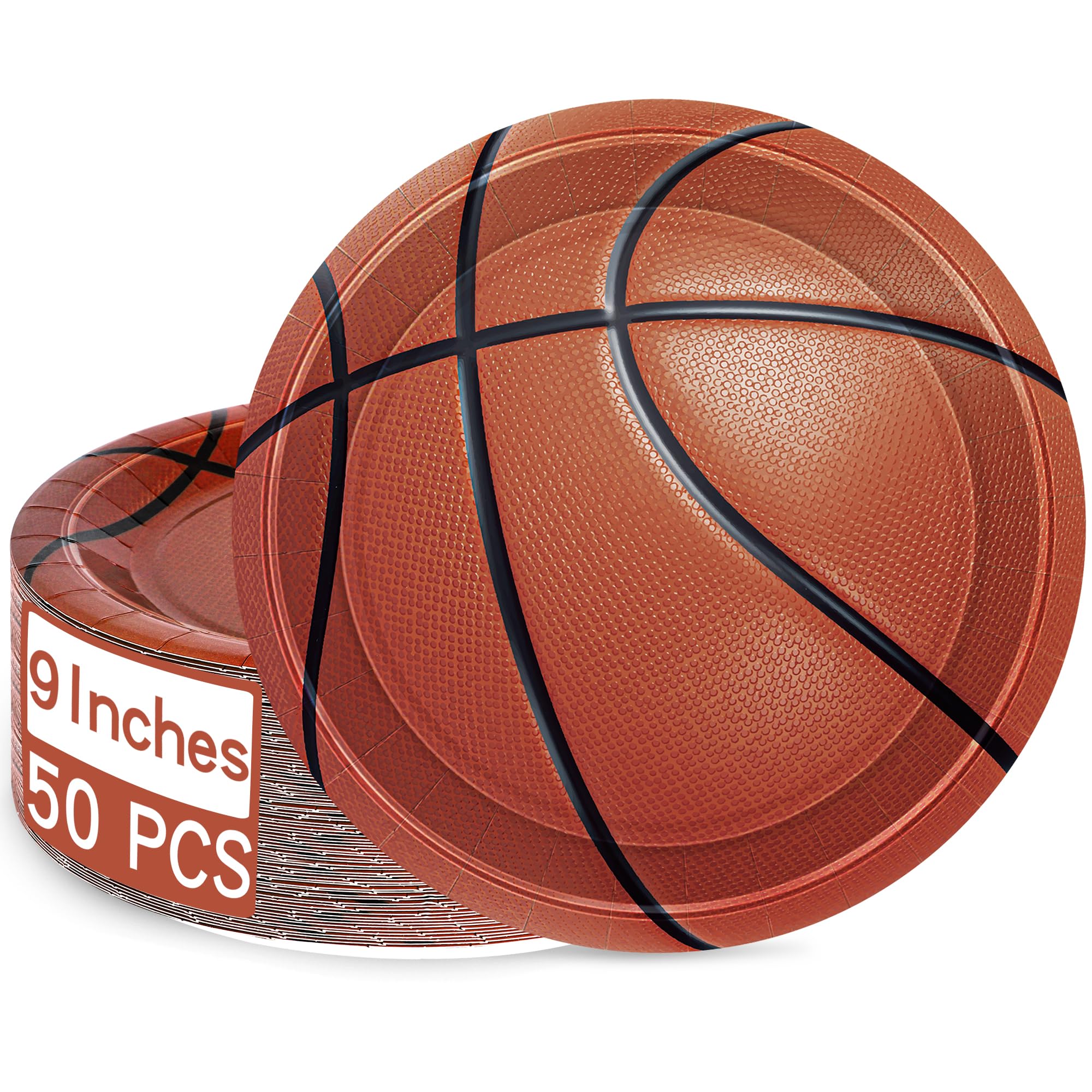 Amazon.com: QZYL 50 Pcs Basketball Party Favors, 9 Inches Basketball ...