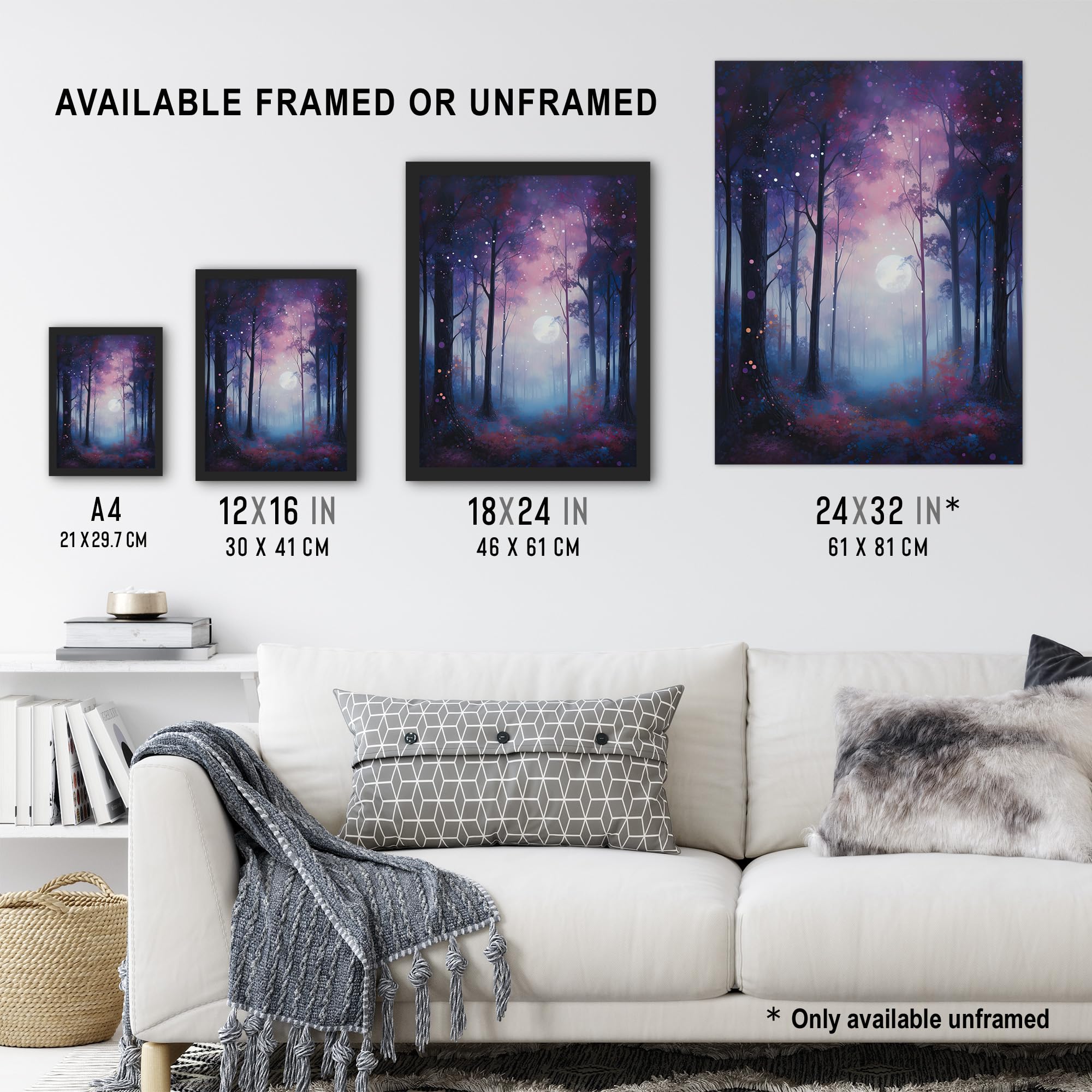 Enchanted Forest Art Fedex Vintage Enchanted Forest Wall Mural