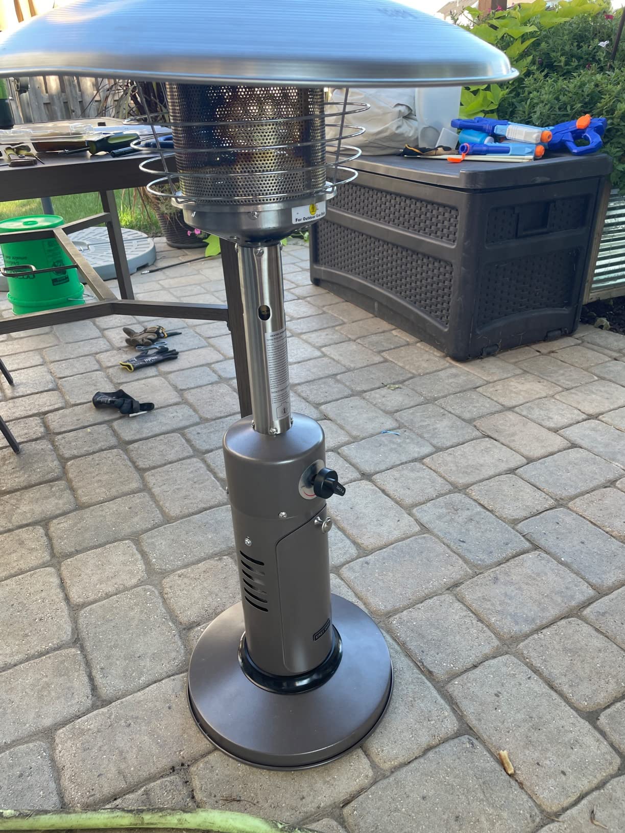 $15/mo - Finance EAST OAK Portable Outdoor Heater, Tabletop Patio ...