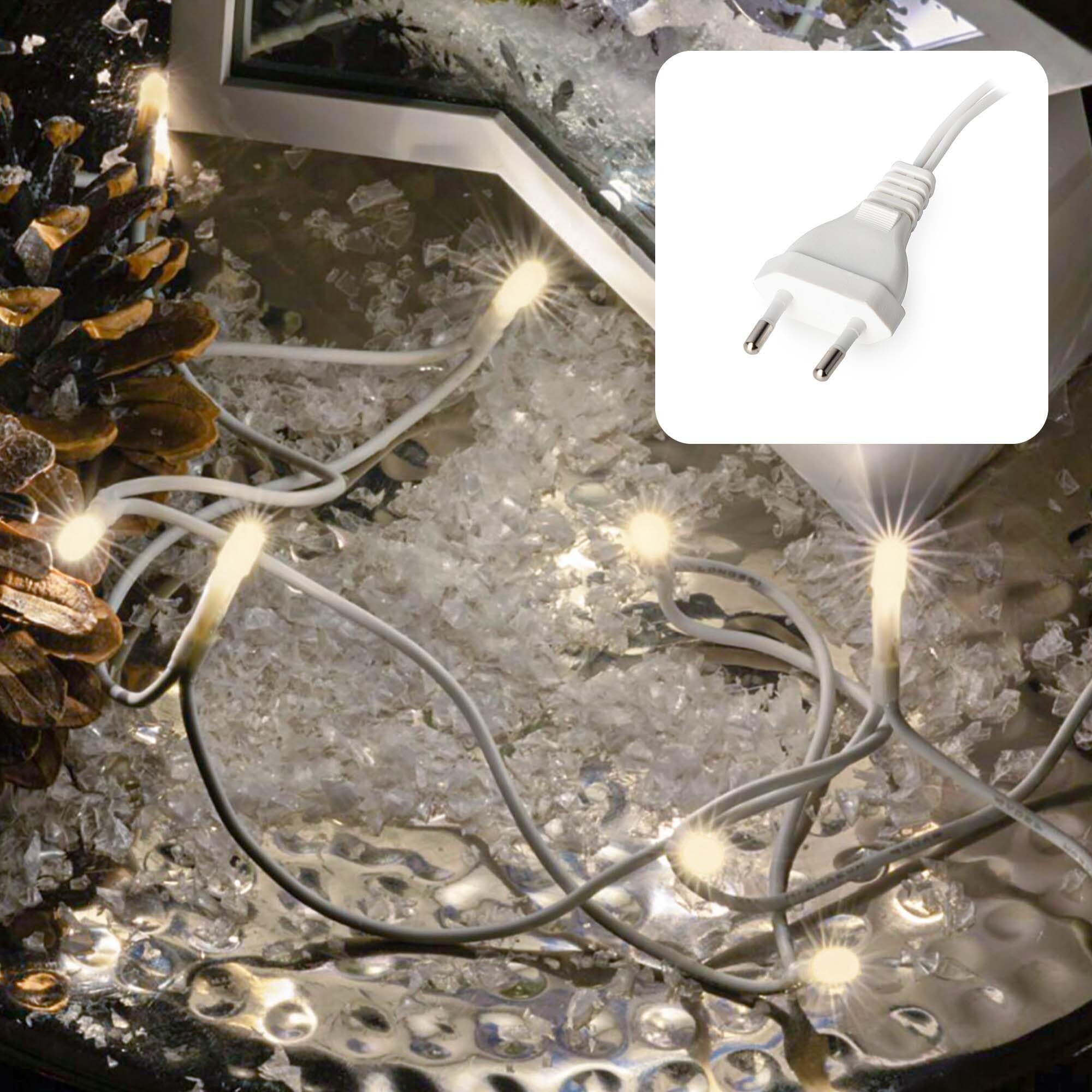 Wunderschöne Lichterketten Mit Strom Ebenbild