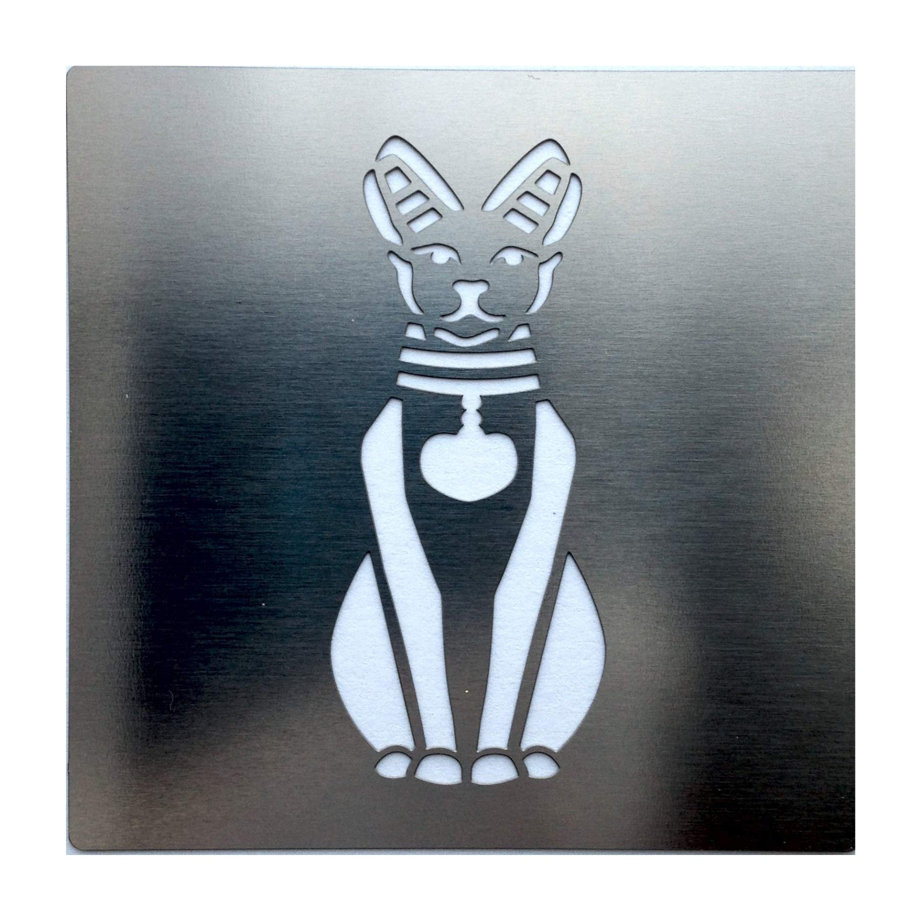 Buy Metal Monkey Ancient Egyptian Symbols Cat Bastet Eye Horus Anubis ...