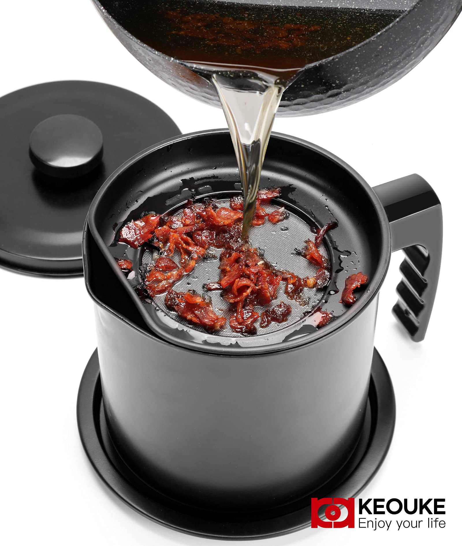 Snapklik.com : KEOUKE Bacon Grease Keeper