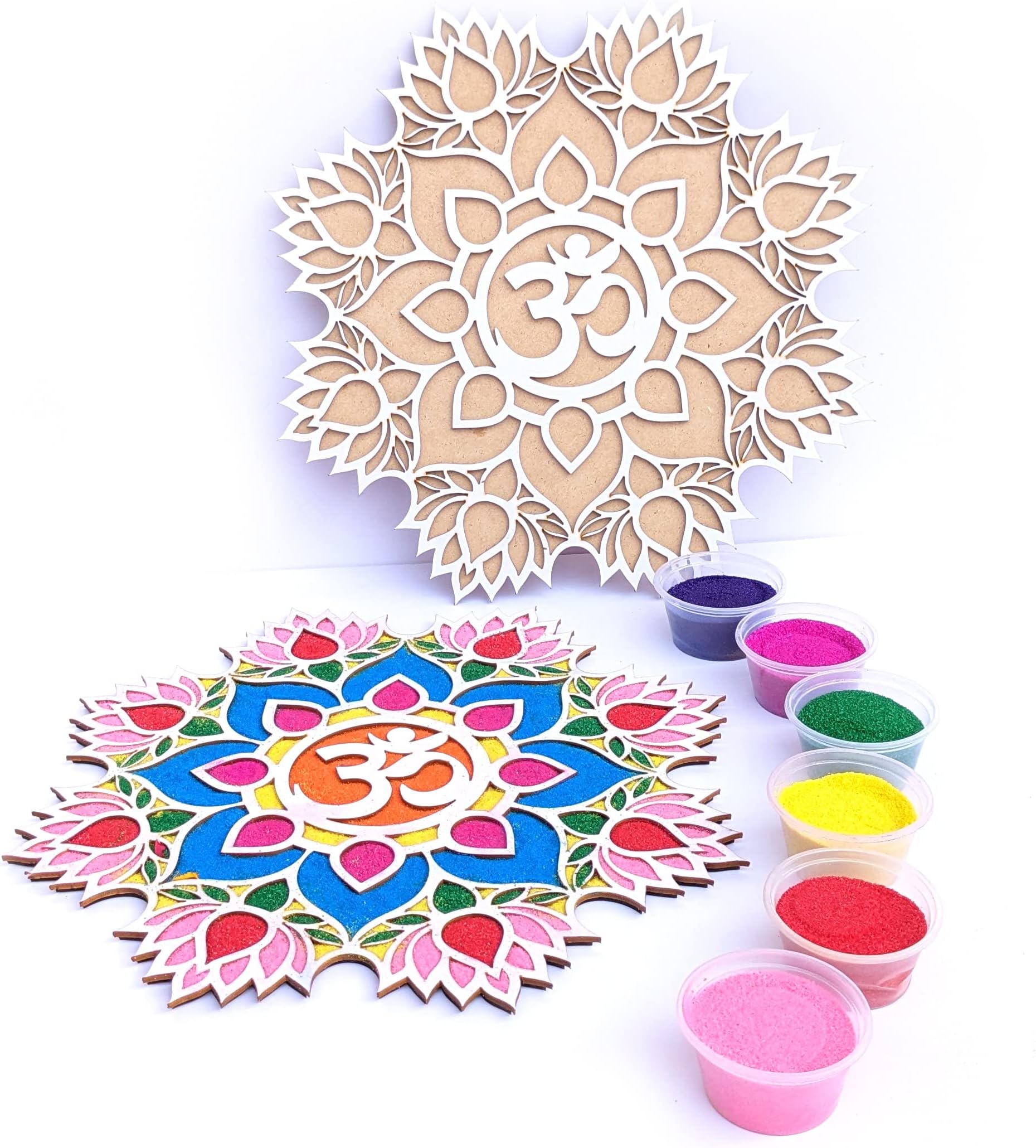 Buy ARSOL Rangoli Ananta Mat 18 inches Reusable, Easy to use Rangoli ...