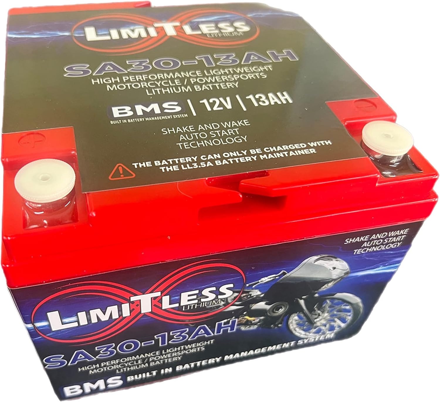 Amazon.com: Limitless Lithium SA30-13AH Case Smart Shake Awake ...